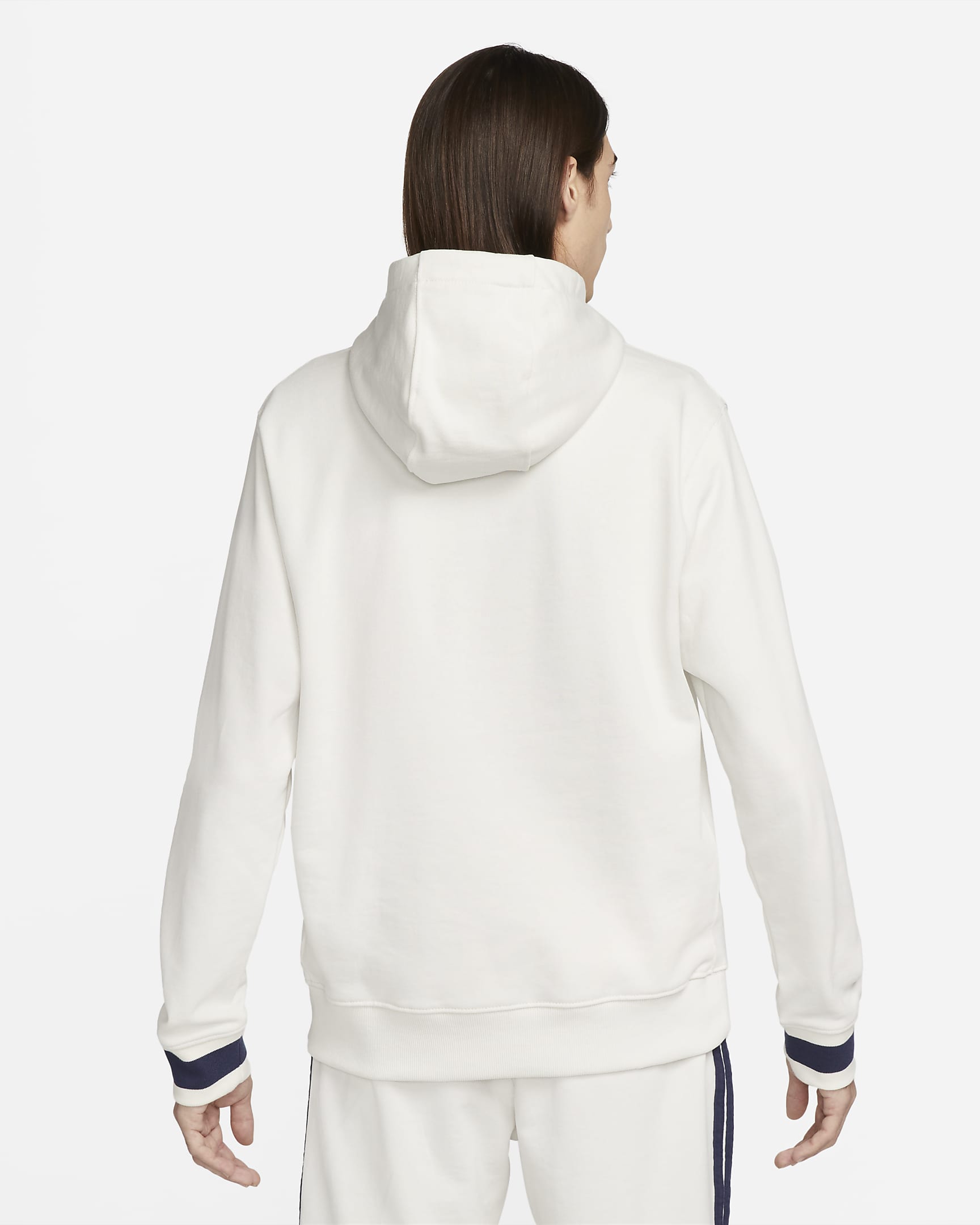 Nike Sportswear Mens Retro Fleece Pullover Hoodie Nike Pt