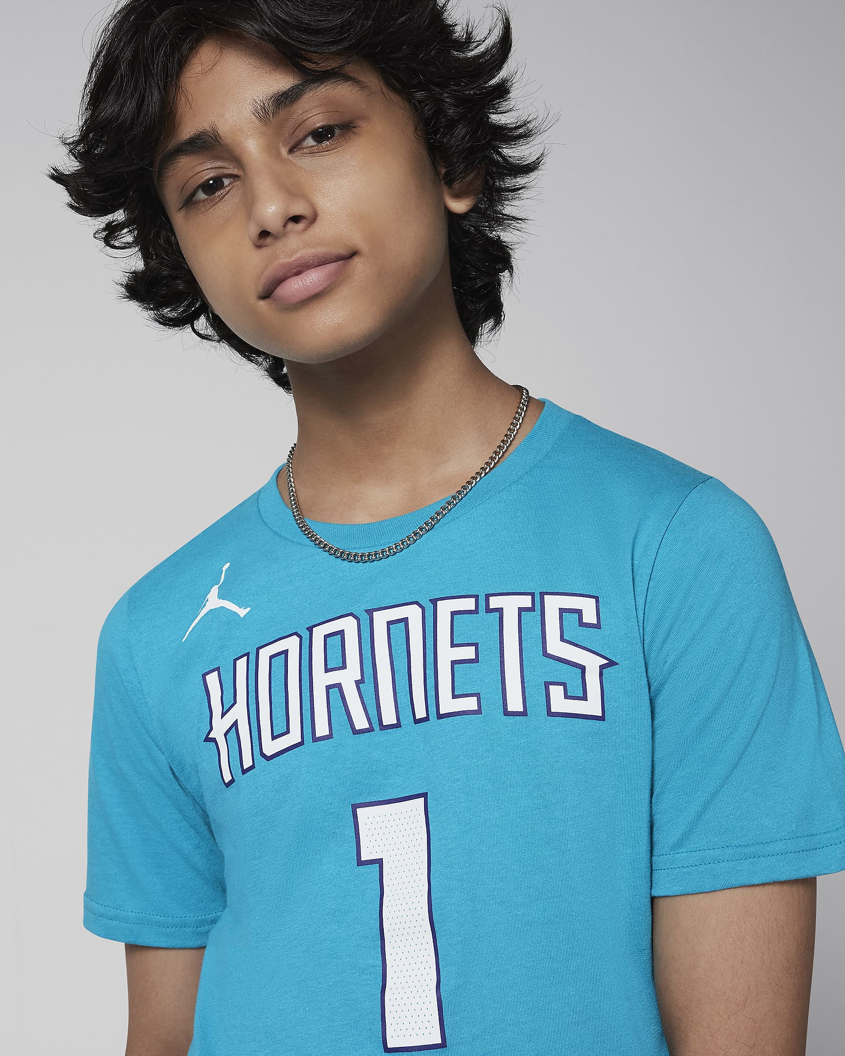 T-shirt Nike NBA LaMelo Ball Charlotte Hornets pour ado. Nike FR