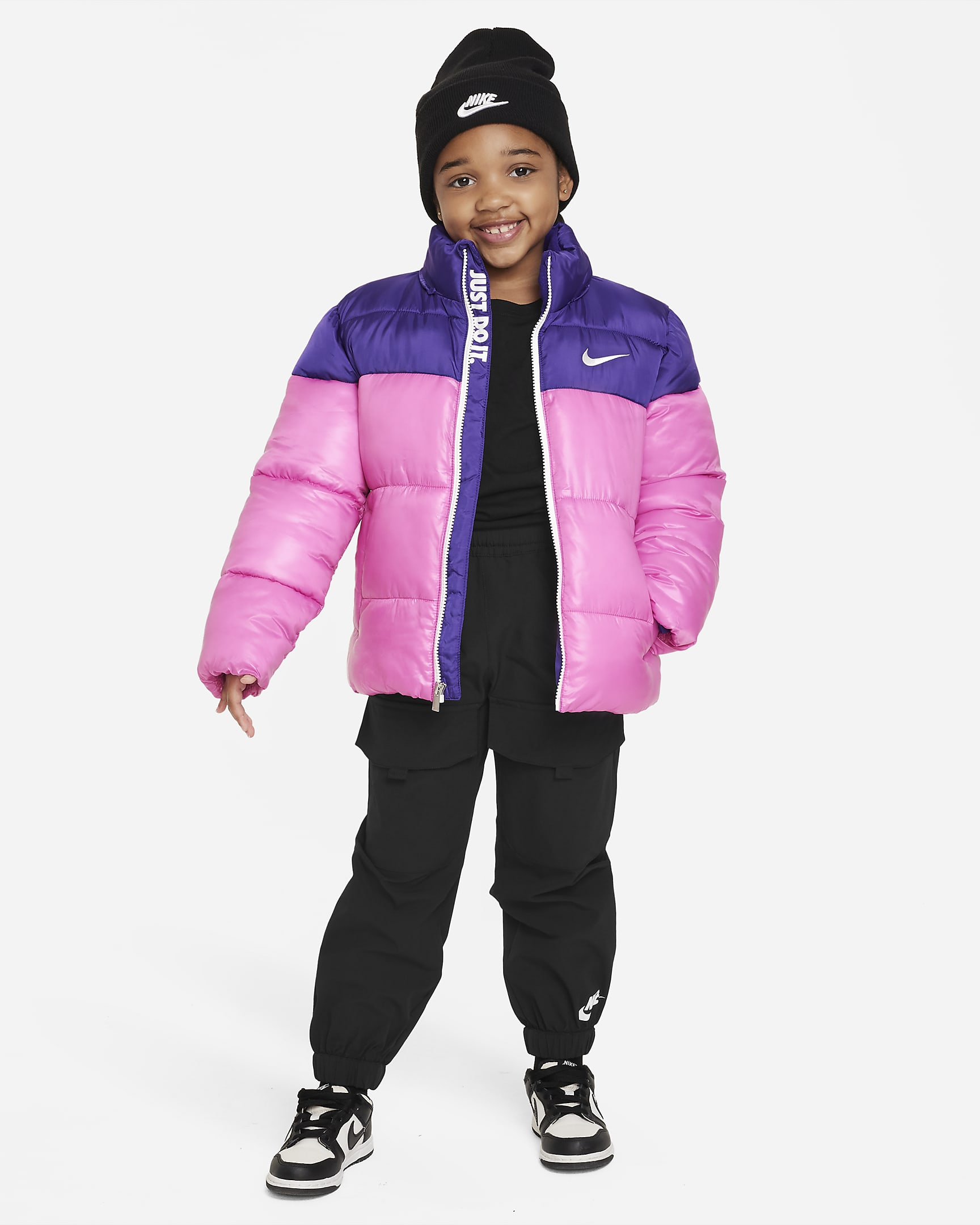 Nike Colorblock Puffer Jacket Little Kids Jacket. Nike JP