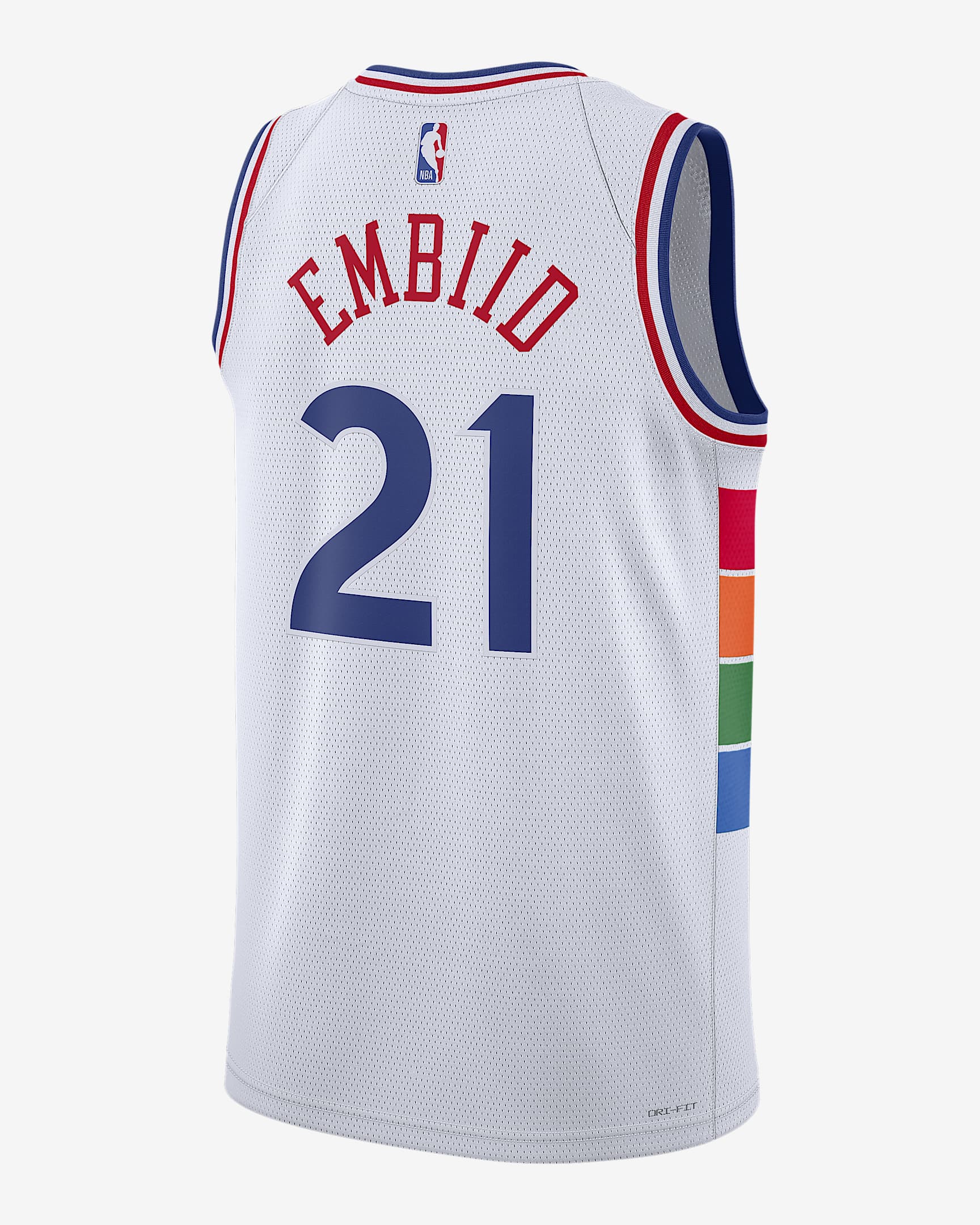 Joel Embiid Philadelphia 76ers 2024/25 City Edition Nike Dri-FIT NBA ...