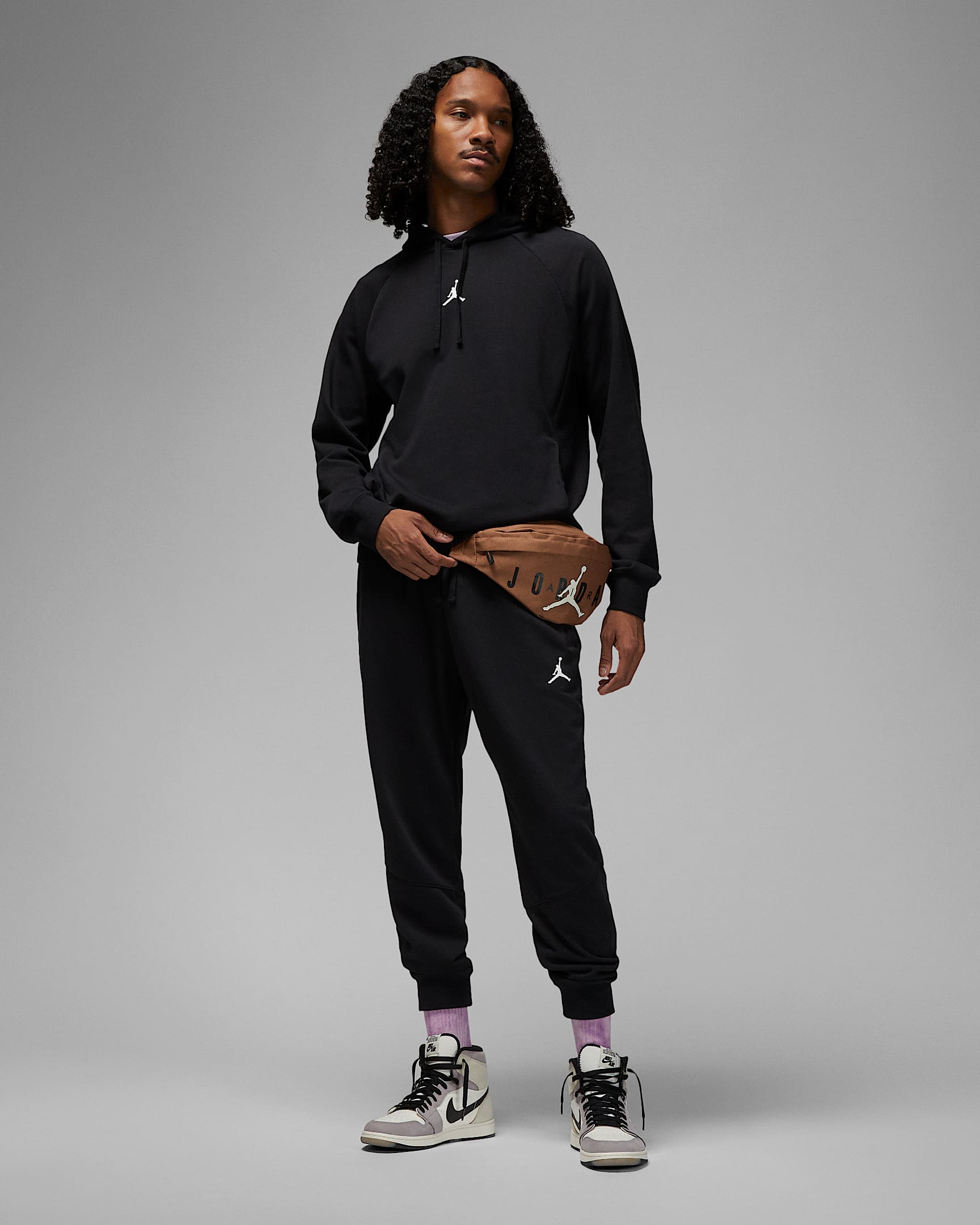 Jordan Dri-FIT Sport Crossover Men's Fleece Hoodie. Nike BE