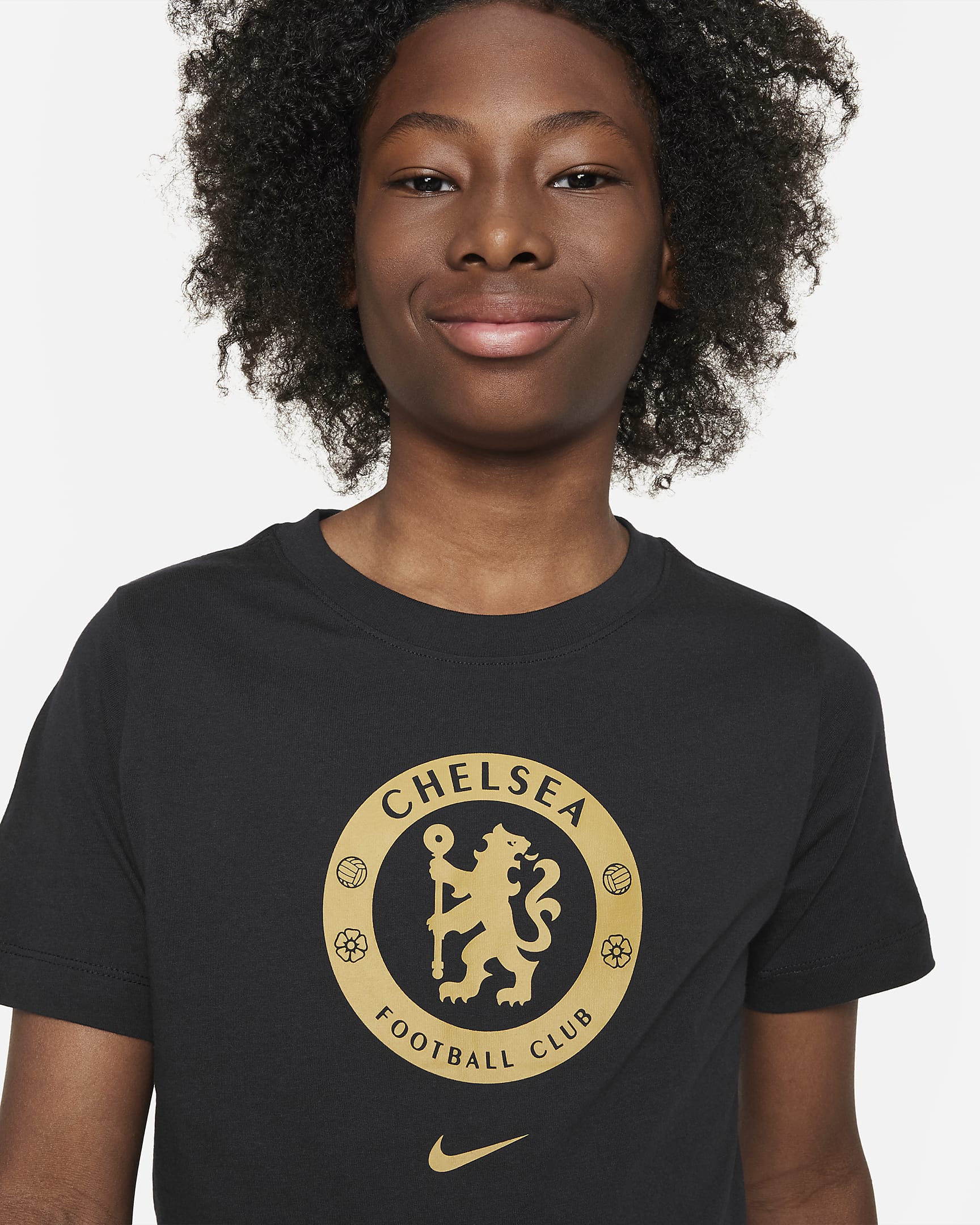 Chelsea FC Crest Nike Genç Çocuk Tişörtü. Nike TR