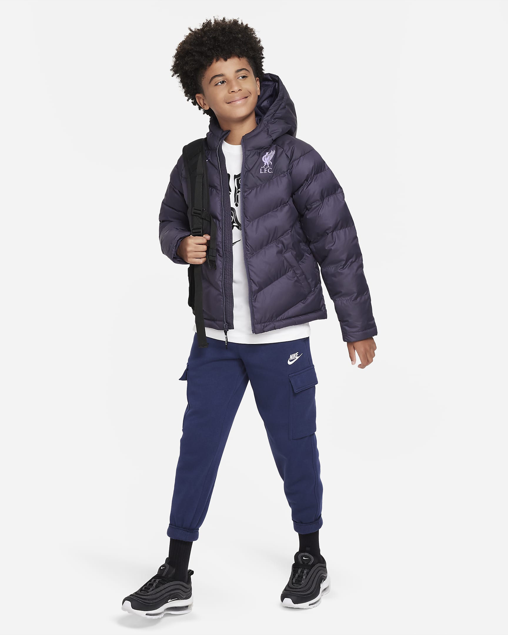 Liverpool F.C. Third Older Kids' Nike Football Synthetic-Fill Jacket ...