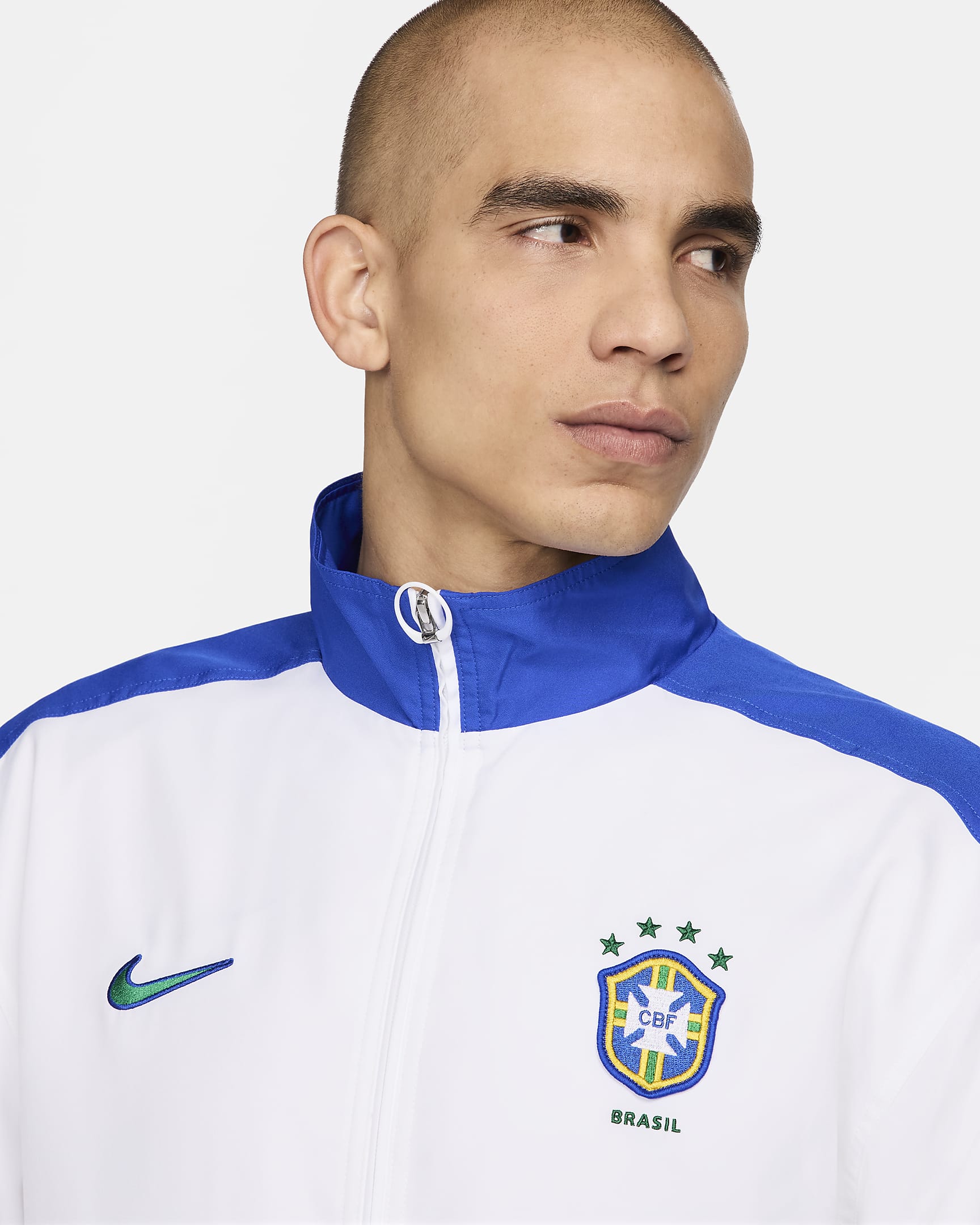 Brazil 1998 Reissue Men's Nike Soccer Replica Track Jacket. Nike.com