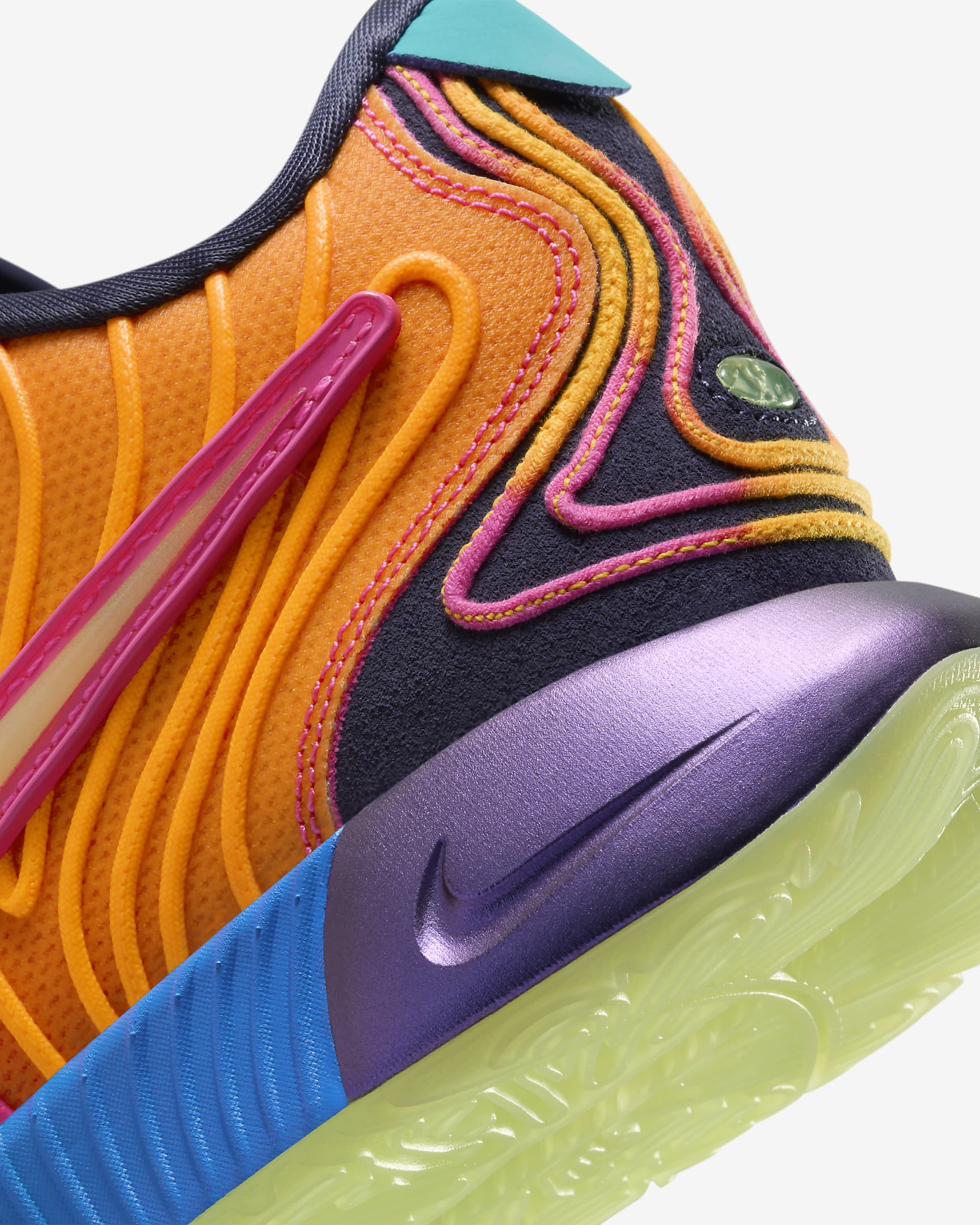 Tenis de básquetbol para niños grandes LeBron XXI "Optimism". Nike.com