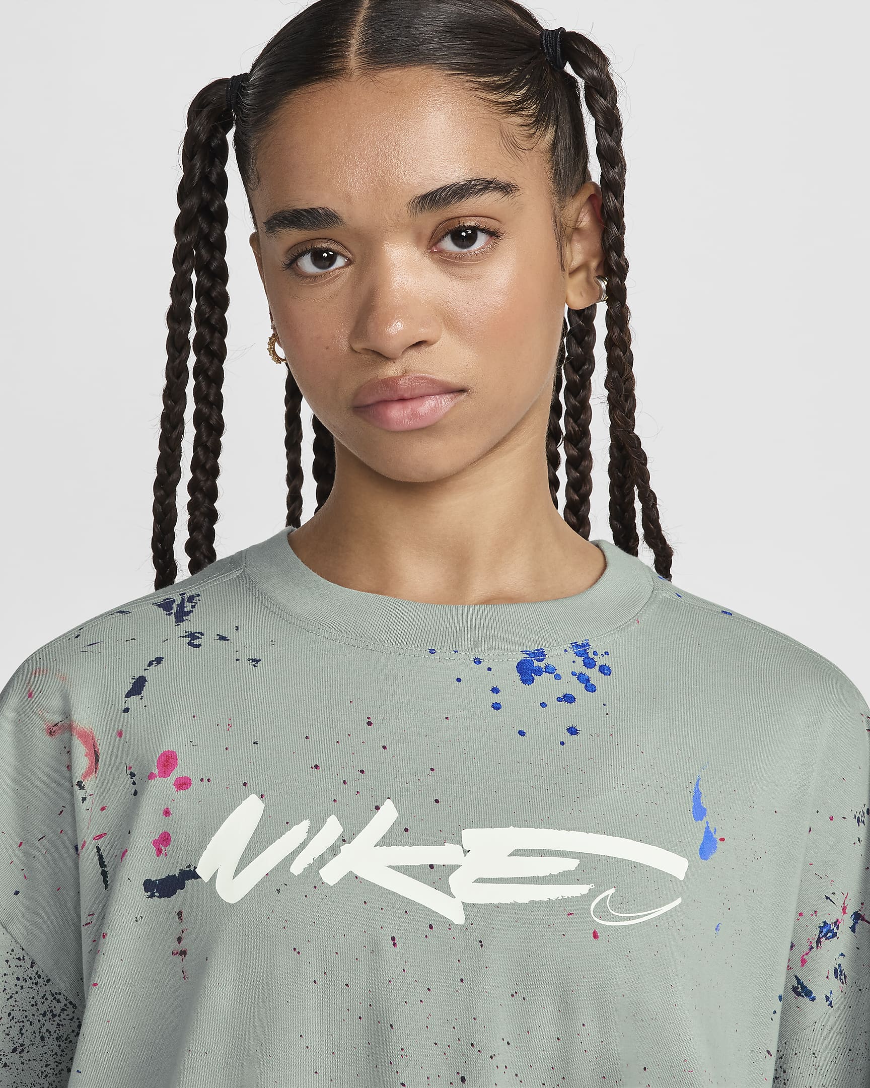 Nike Sportswear Breaking Oversize-Kurzarm-T-Shirt (Damen). Nike DE Nike Sportswear Breaking Oversize-Kurzarm-T-Shirt (Damen). Nike DE