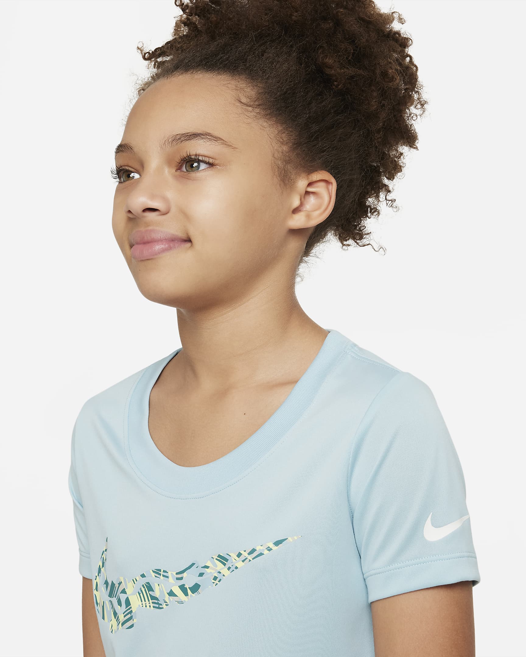 Nike Dri-FIT Older Kids' (Girls') Training T-Shirt. Nike IL