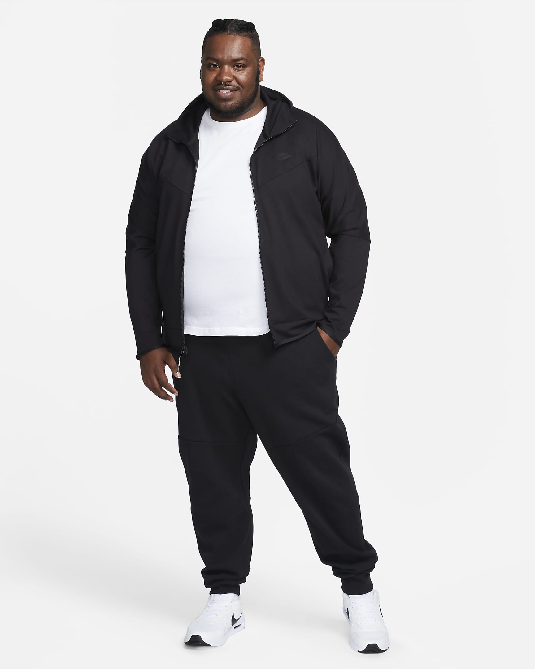 Nike Sportswear Tech Fleece Lightweight Men's Full-Zip Hoodie ...
