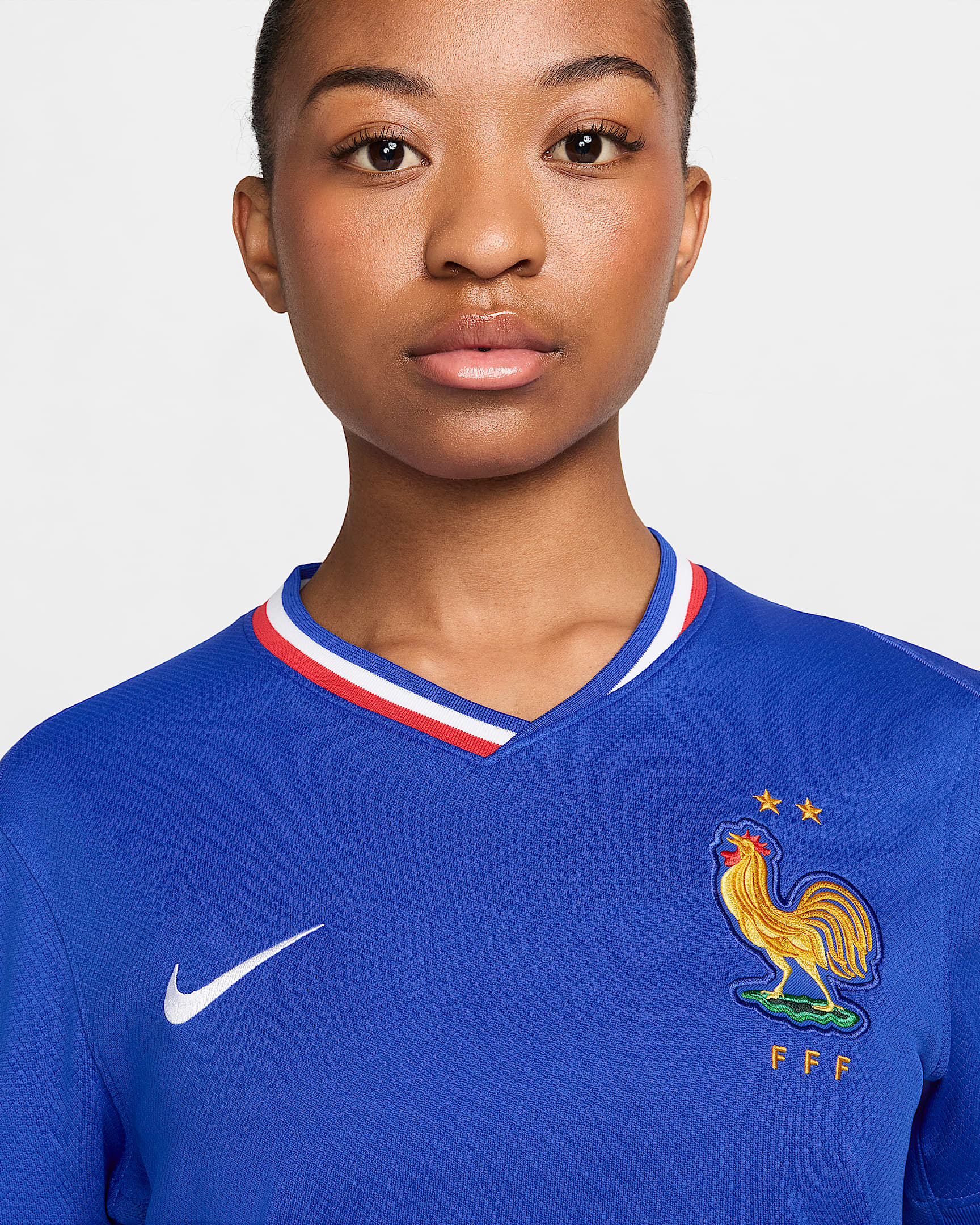 FFF (Men's Team) 2024/25 Stadium Home Women's Nike Dri-FIT Football ...