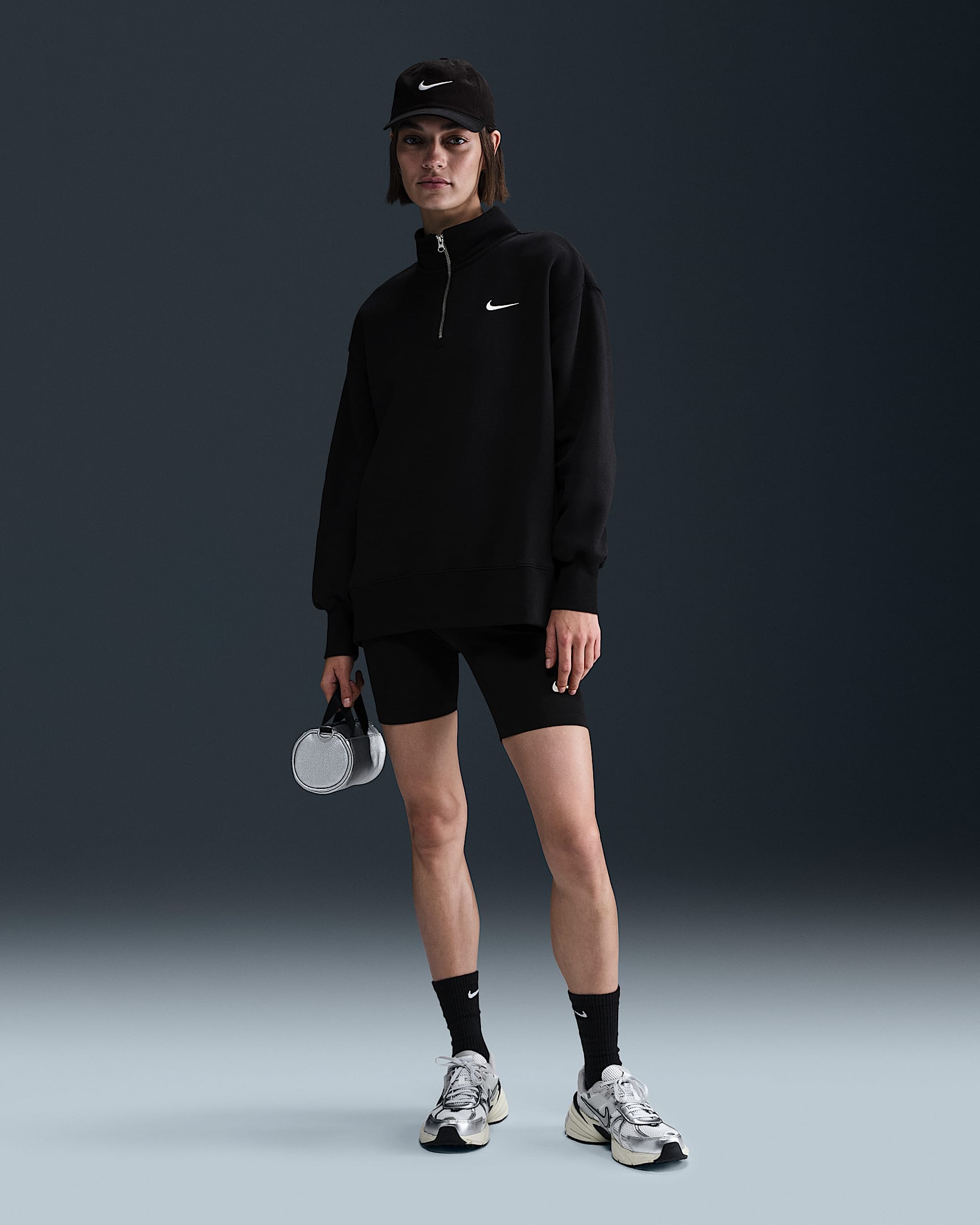 Nike Sportswear Phoenix Fleece Women's Oversized 1/4-Zip Sweatshirt. Nike CA