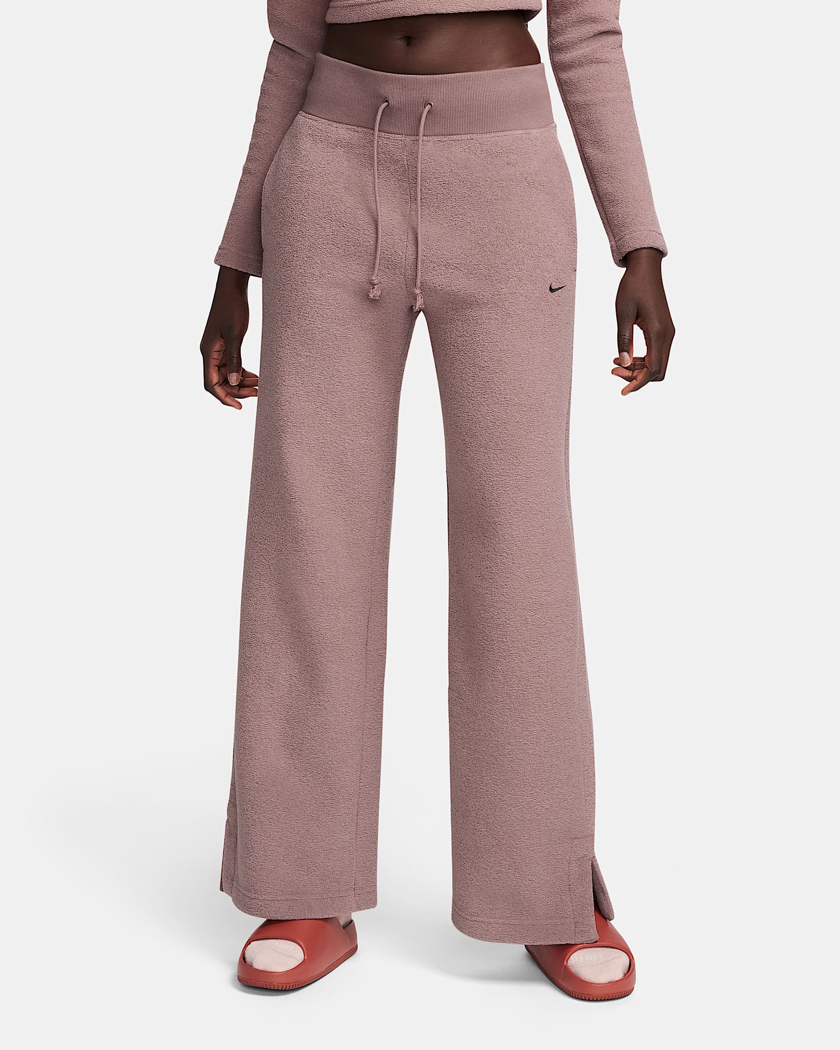 Nike Sportswear Phoenix Plush Women's High-Waisted Wide-Leg Cosy Fleece ...