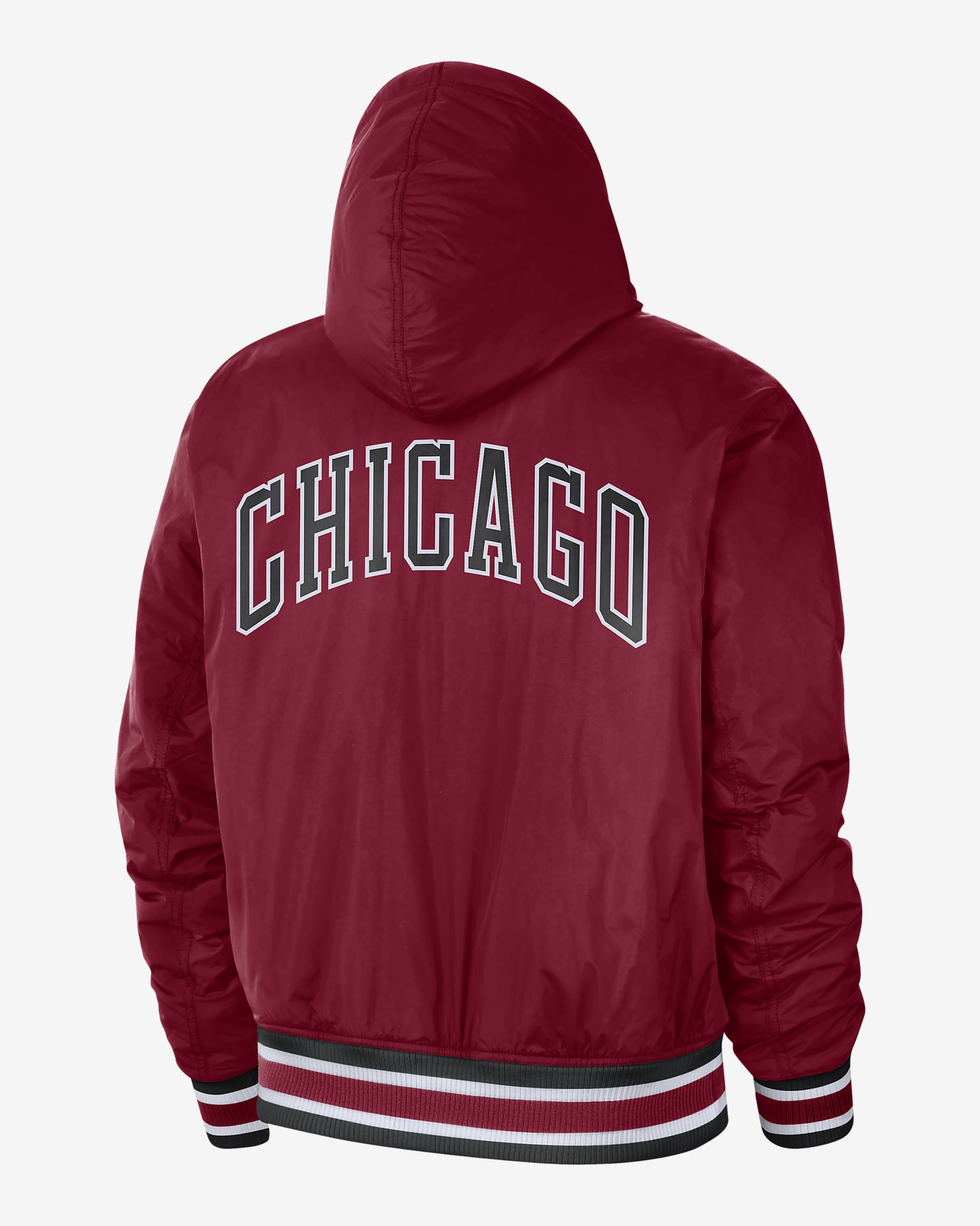 Chicago Bulls Courtside City Edition Men's Nike NBA Full-Snap Jacket ...