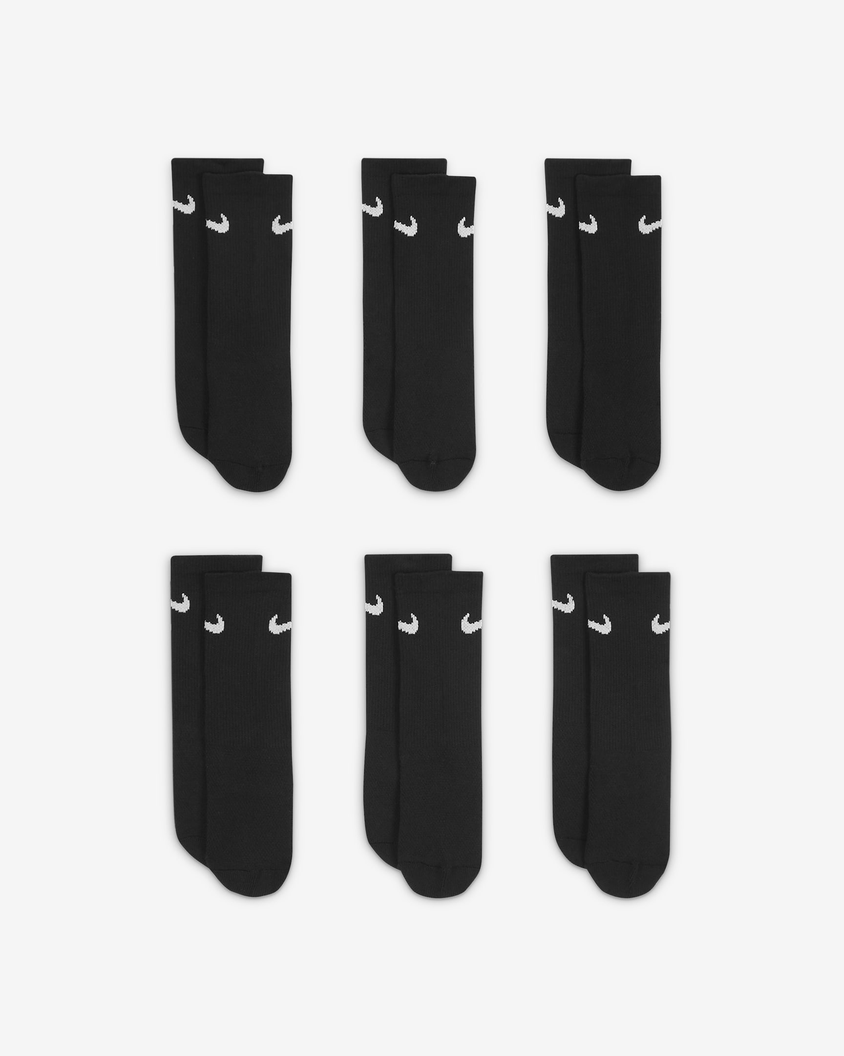 Caja de conjunto de calcetas de malla y amortiguación Nike para niños ...