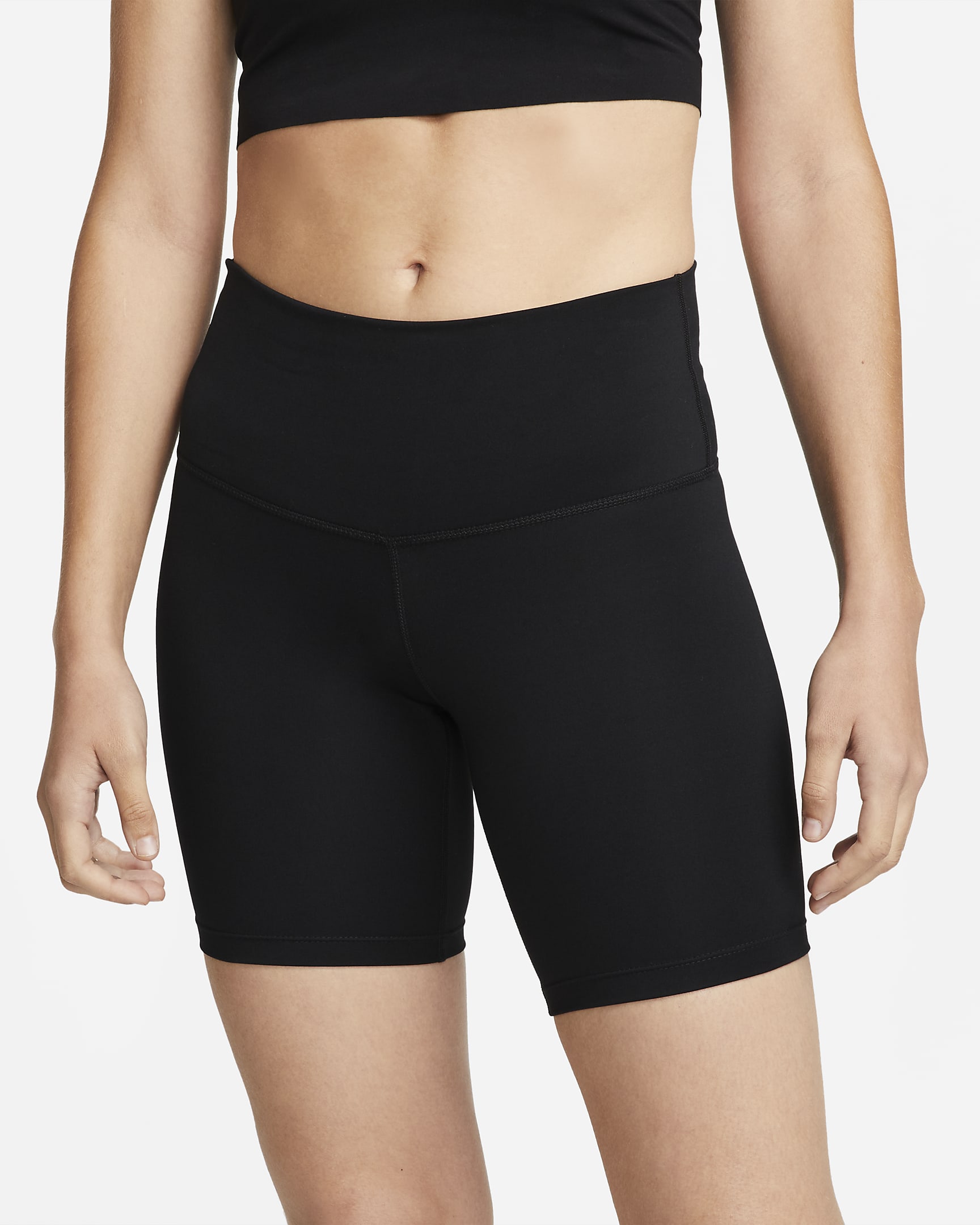 Nike Yoga Women's High-Waisted 18cm (approx.) Shorts. Nike NZ