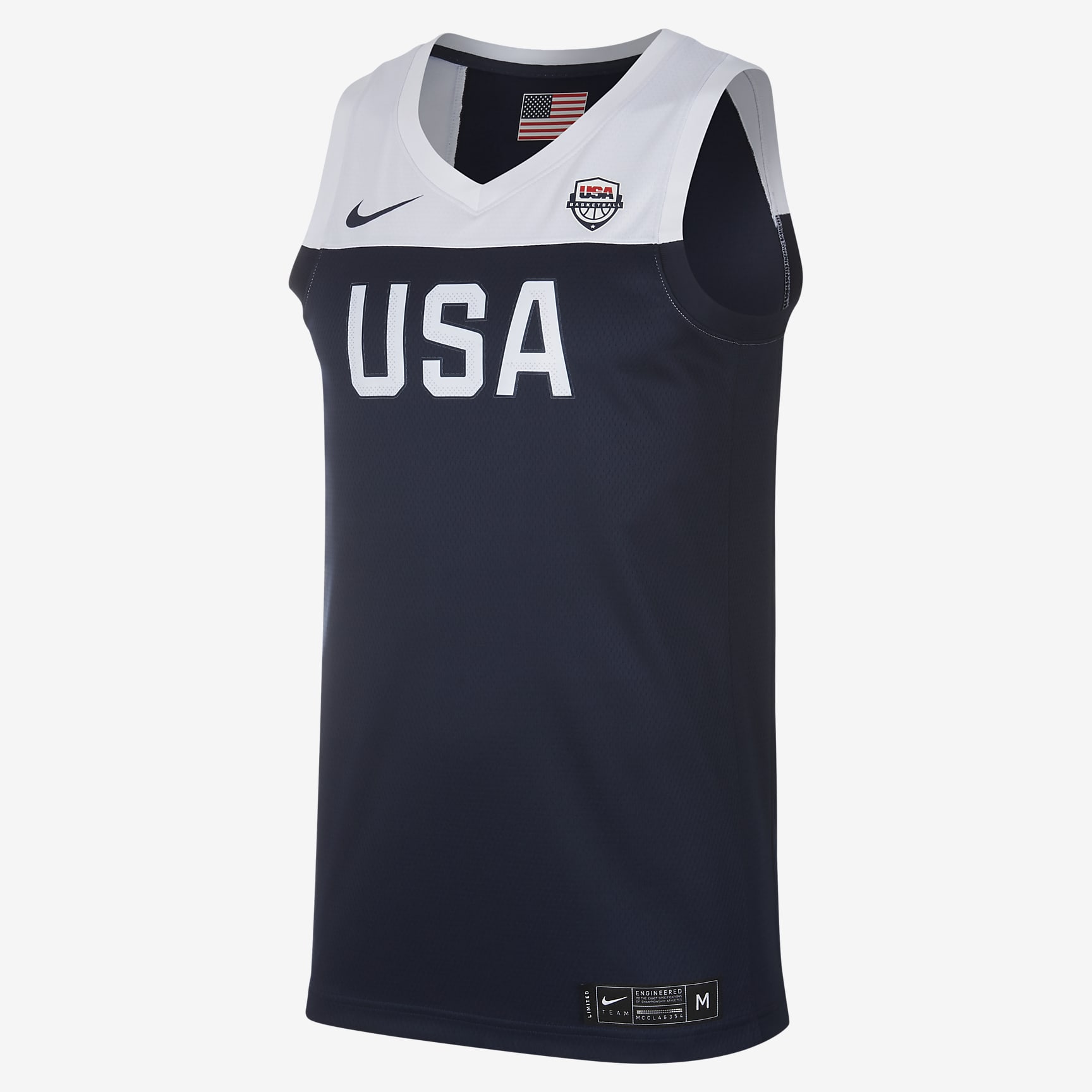 USA Nike (Road) Men's Basketball Jersey. Nike IE