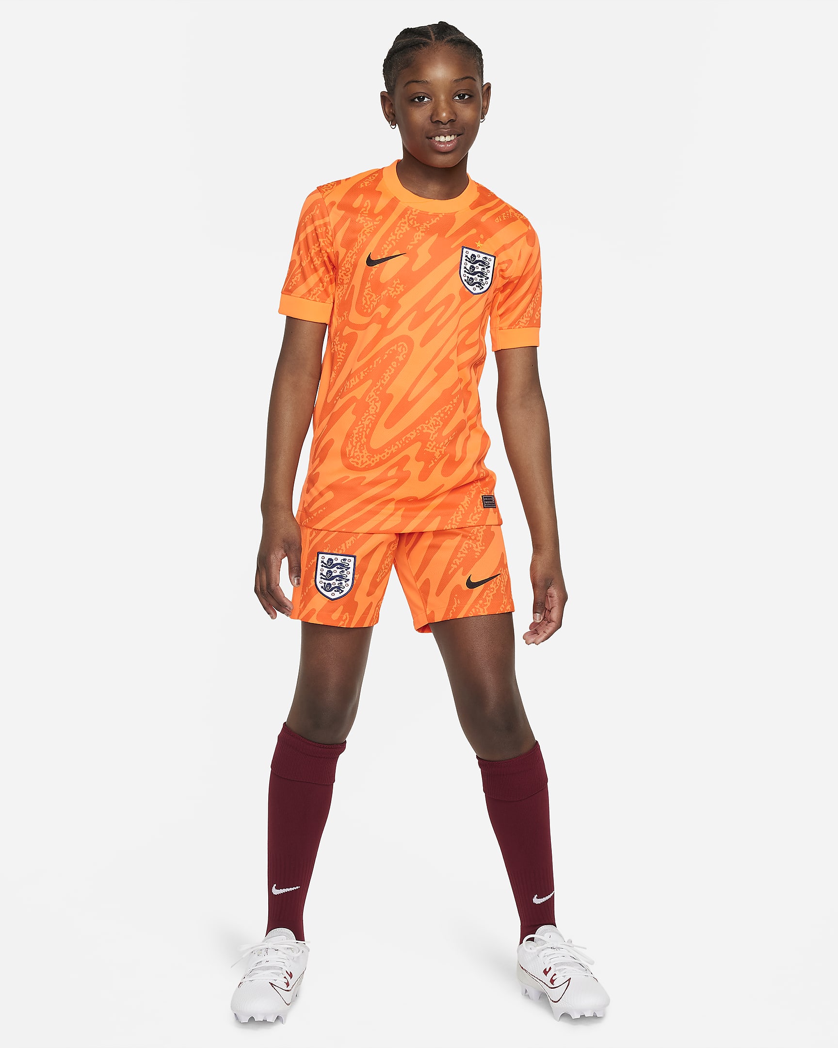 Spodenki Piłkarskie Dla Dużych Dzieci Nike Dri Fit Anglia Stadium 2024