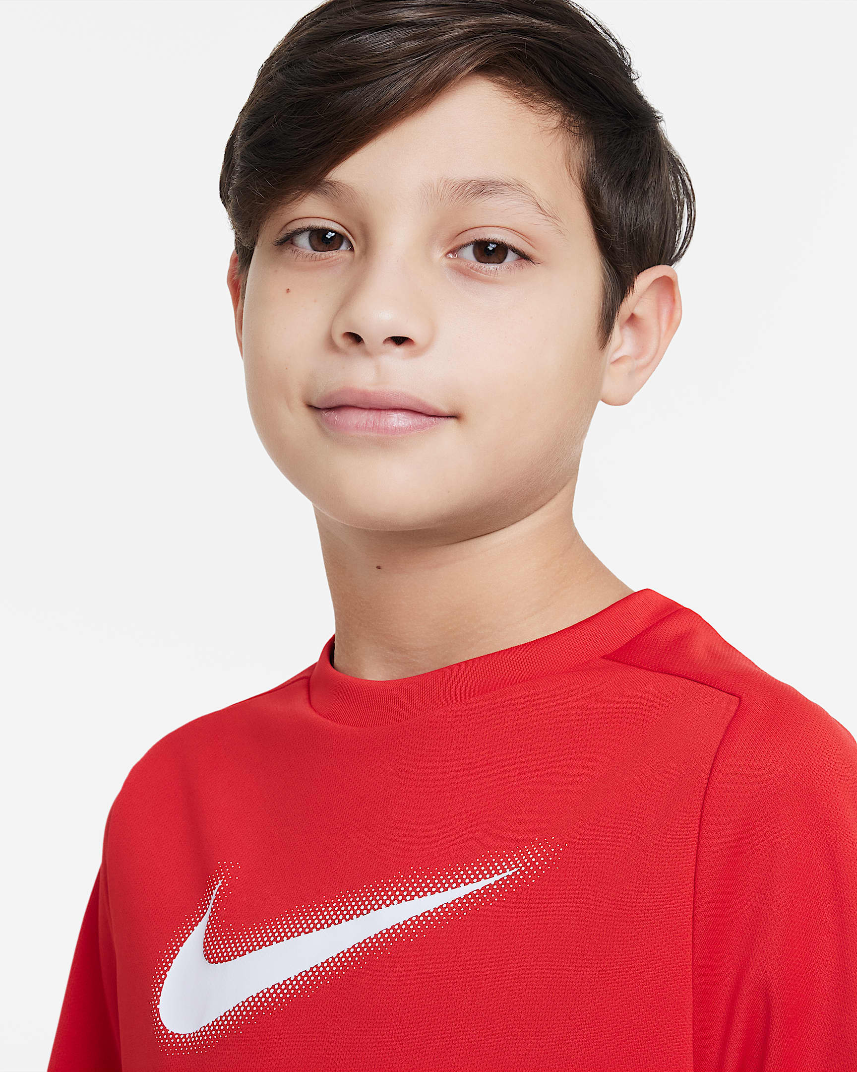 Nike Multi Older Kids' (Boys') Dri-FIT Graphic Training Top. Nike UK