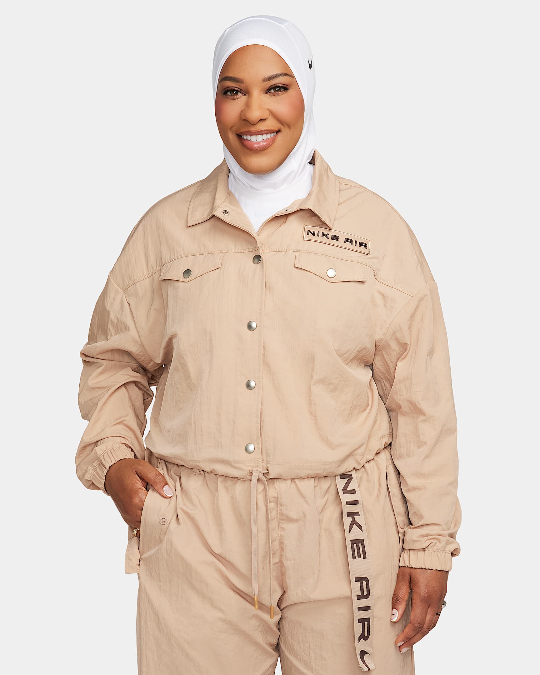 Nike Sportswear Air Women's Oversized Cropped Jacket. Nike NO