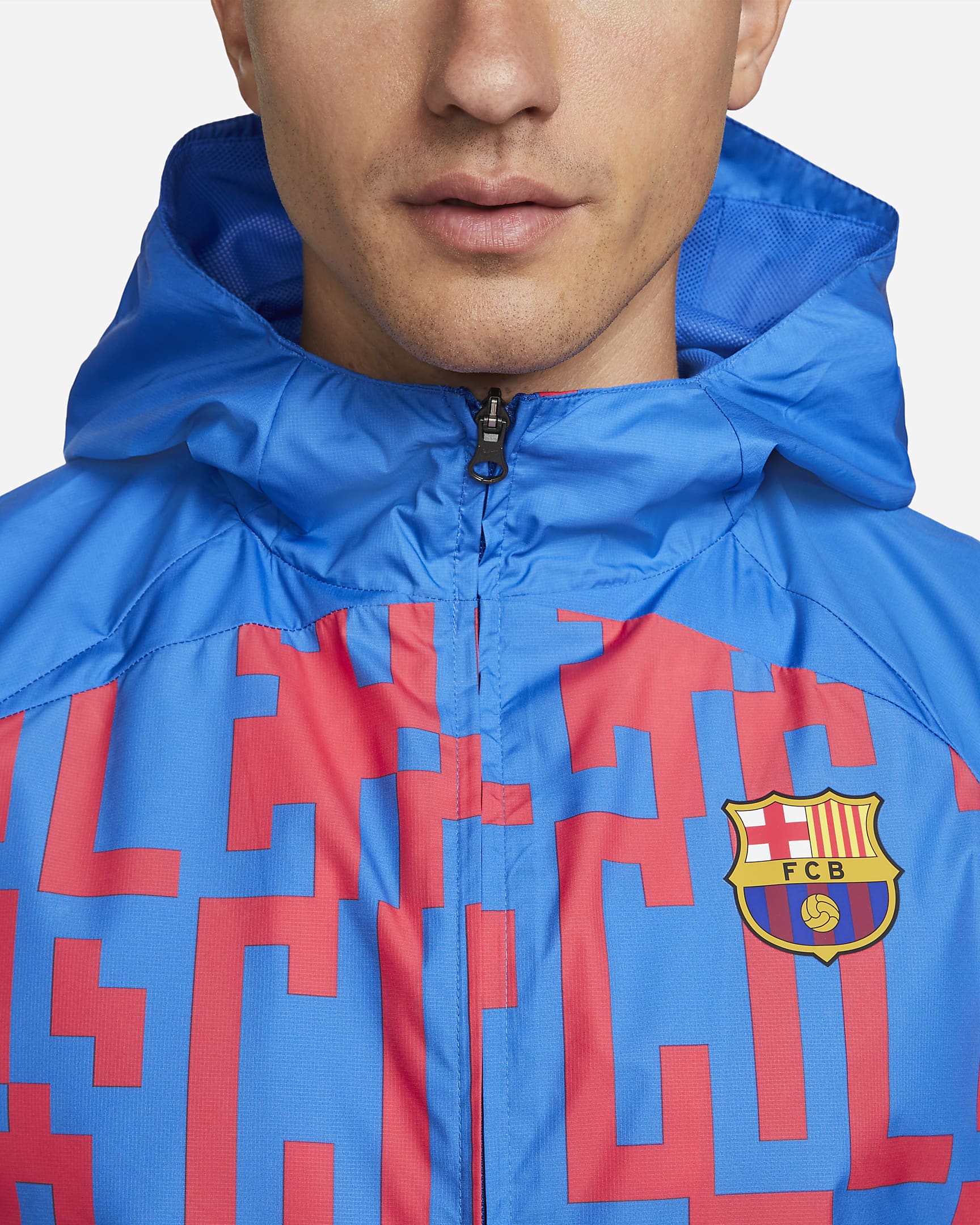 F.C. Barcelona AWF Men's Football Jacket. Nike NL