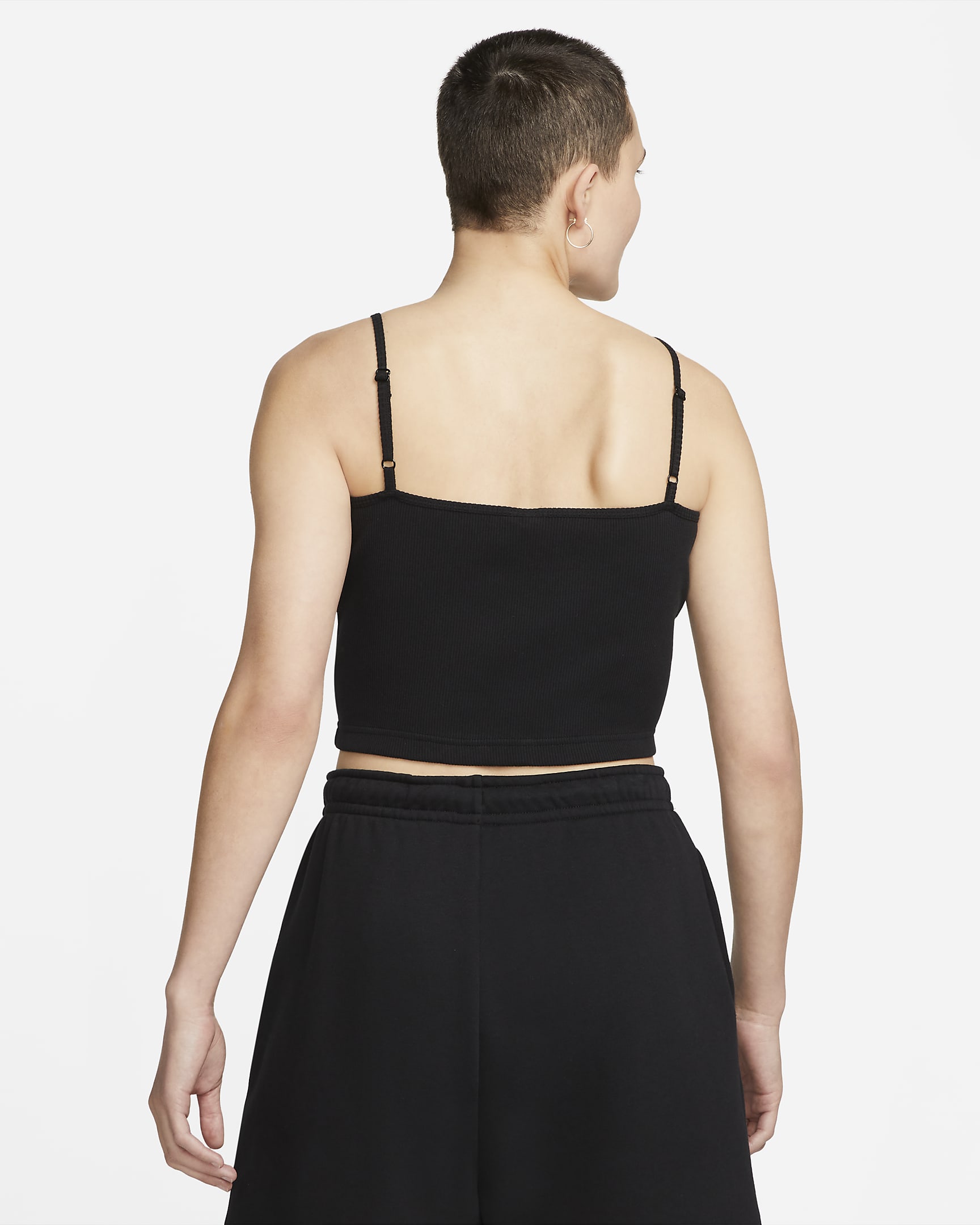 Nike Sportswear Essential Womens Ribbed Crop Top Nike Pt