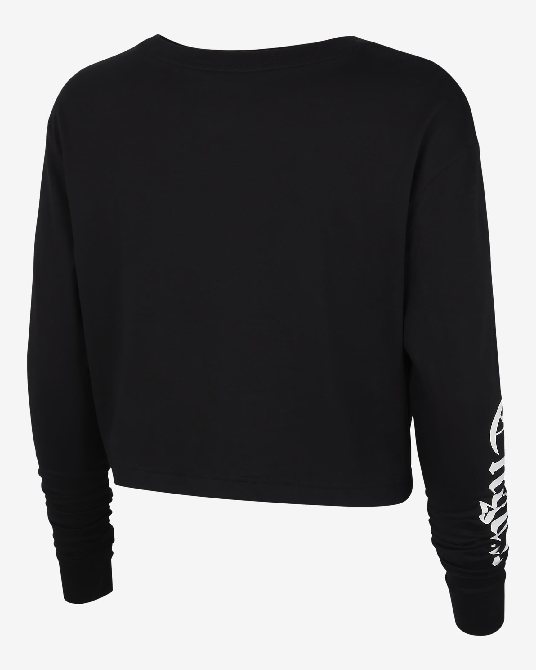 England Women's Long-Sleeve Cropped Football T-Shirt. Nike SK