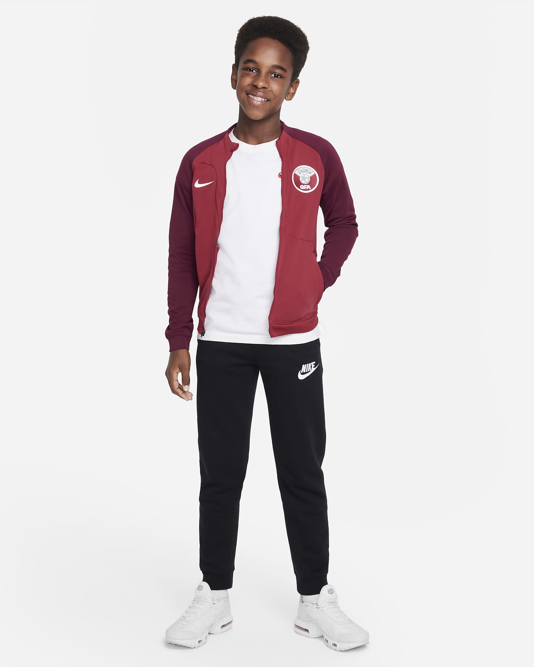 Qatar Academy Pro Older Kids' Nike Football Jacket. Nike NZ