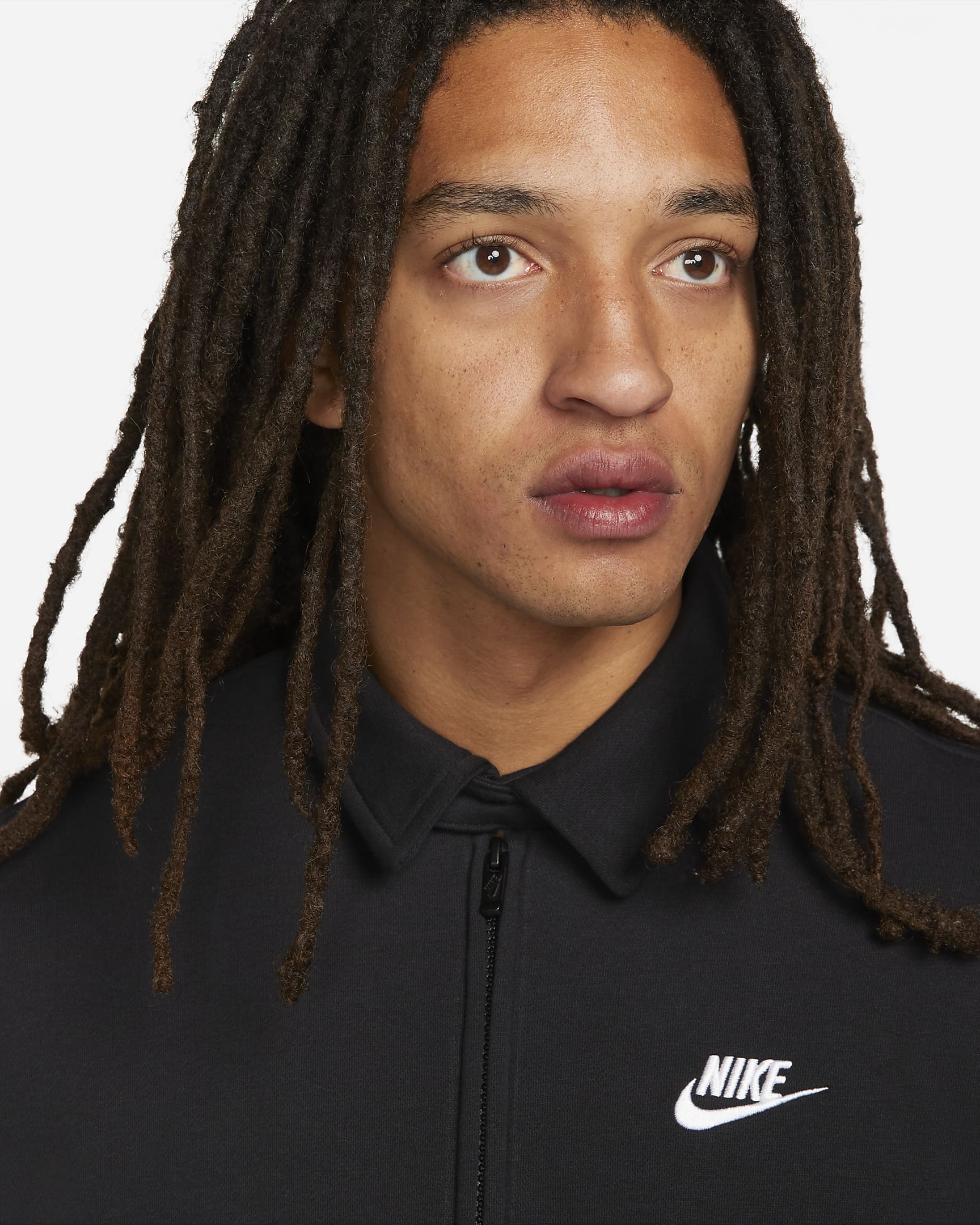 Nike Club Fleece Harrington-Jacke für Herren. Nike AT