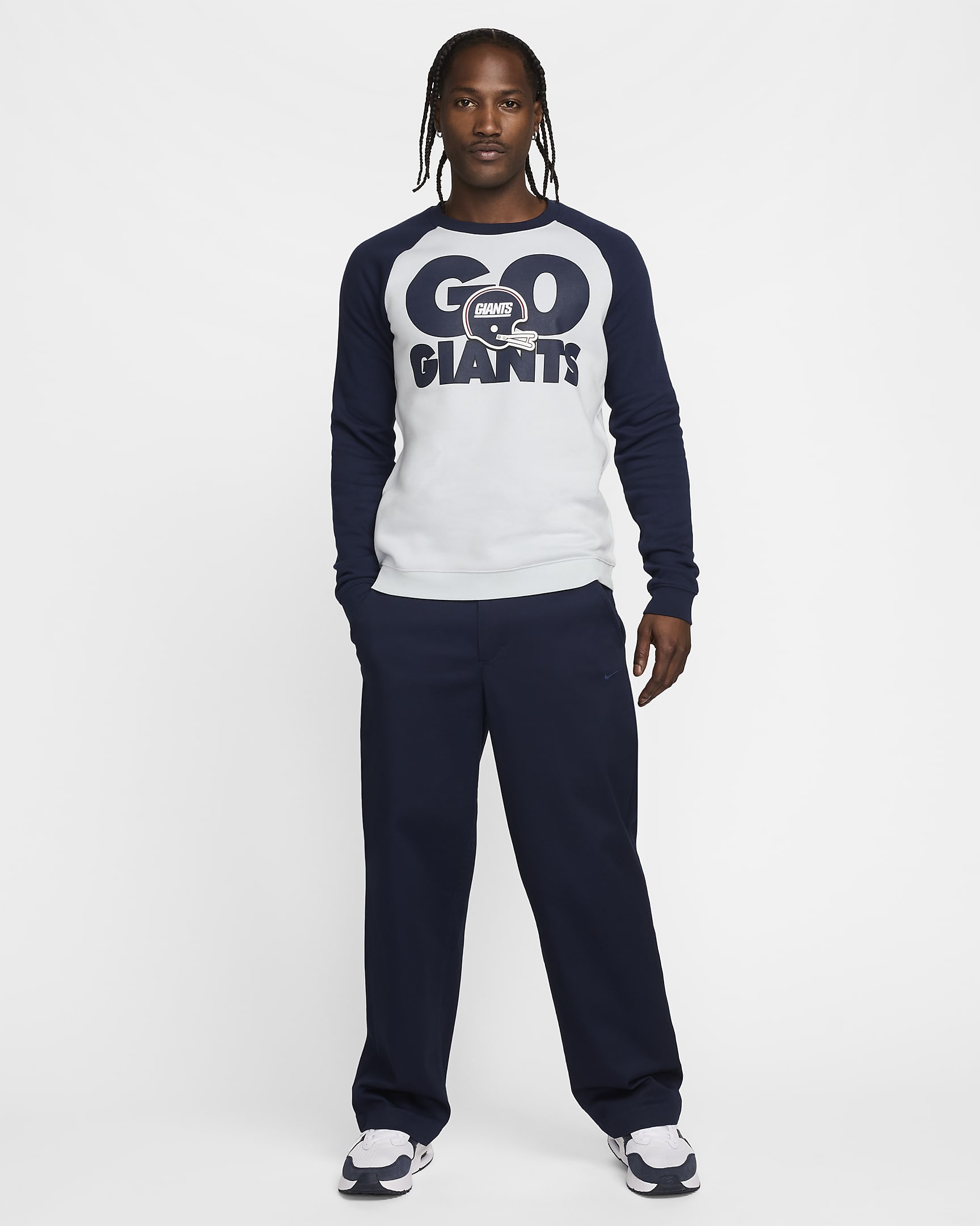 Nike Historic Raglan (NFL Giants) Men's Sweatshirt. Nike UK