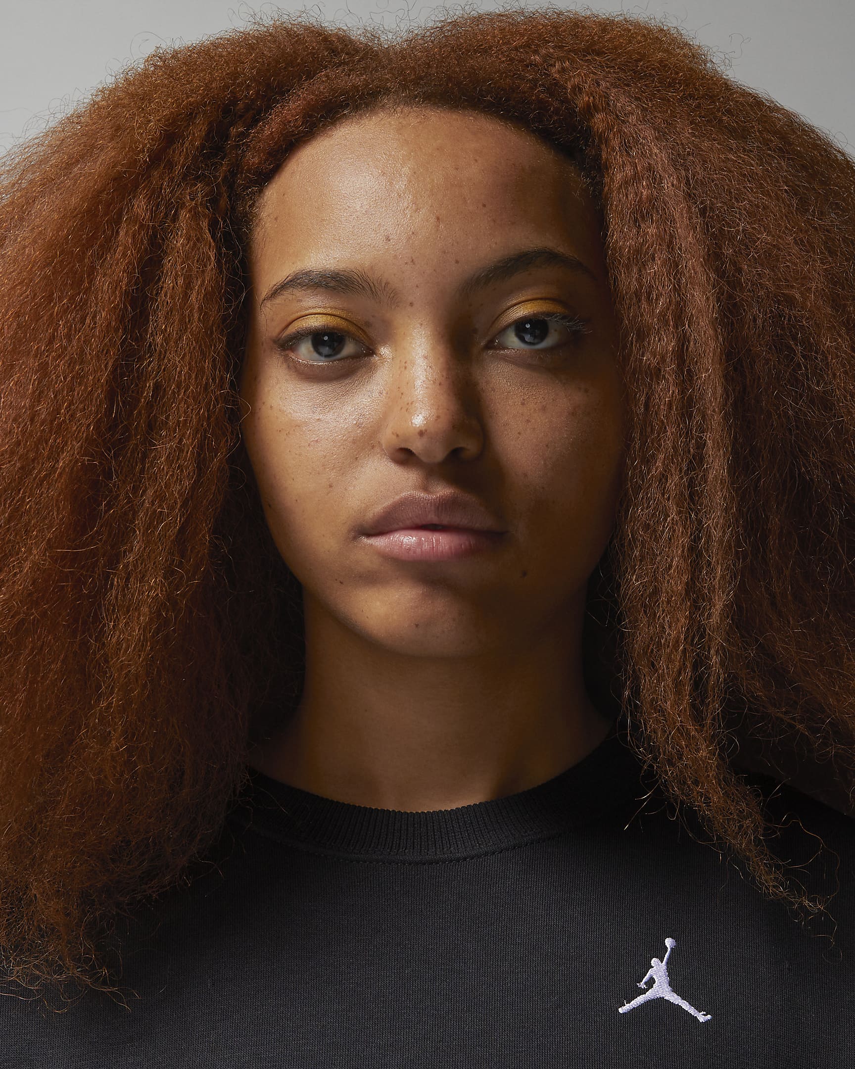 Sweat à col ras-du-cou Jordan Brooklyn Fleece pour femme. Nike BE