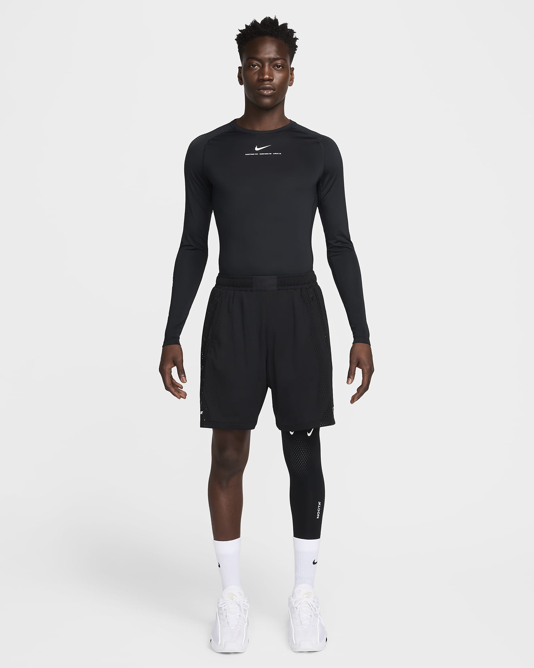NOCTA Men's Single-Leg Tights (Left). Nike SG