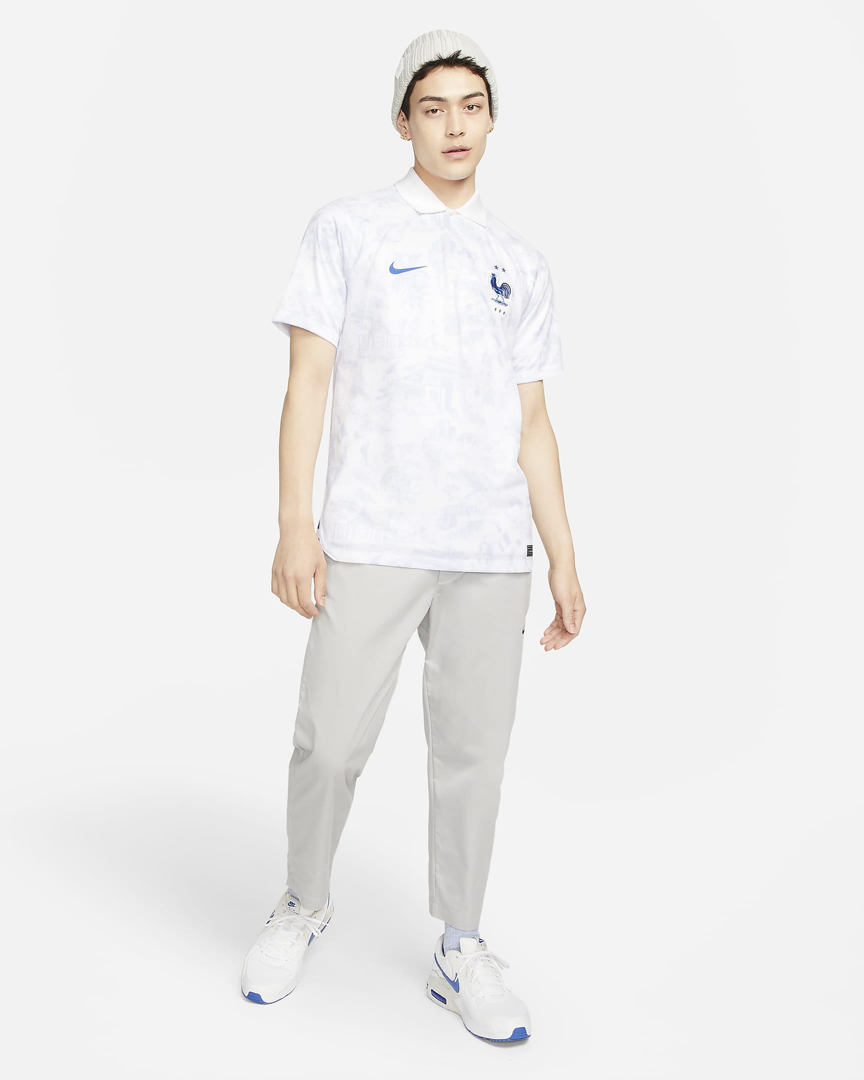 FFF 2022/23 Stadium Away Men's Nike Dri-FIT Football Shirt. Nike IN