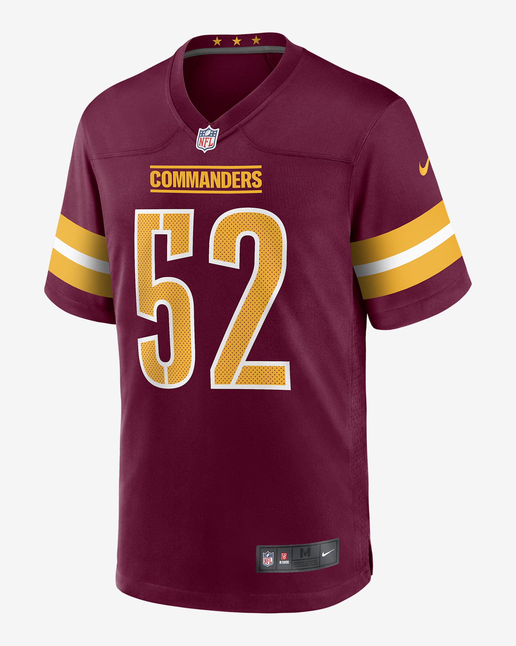 NFL Washington Commanders (Jamin Davis) Men's Game Football Jersey ...