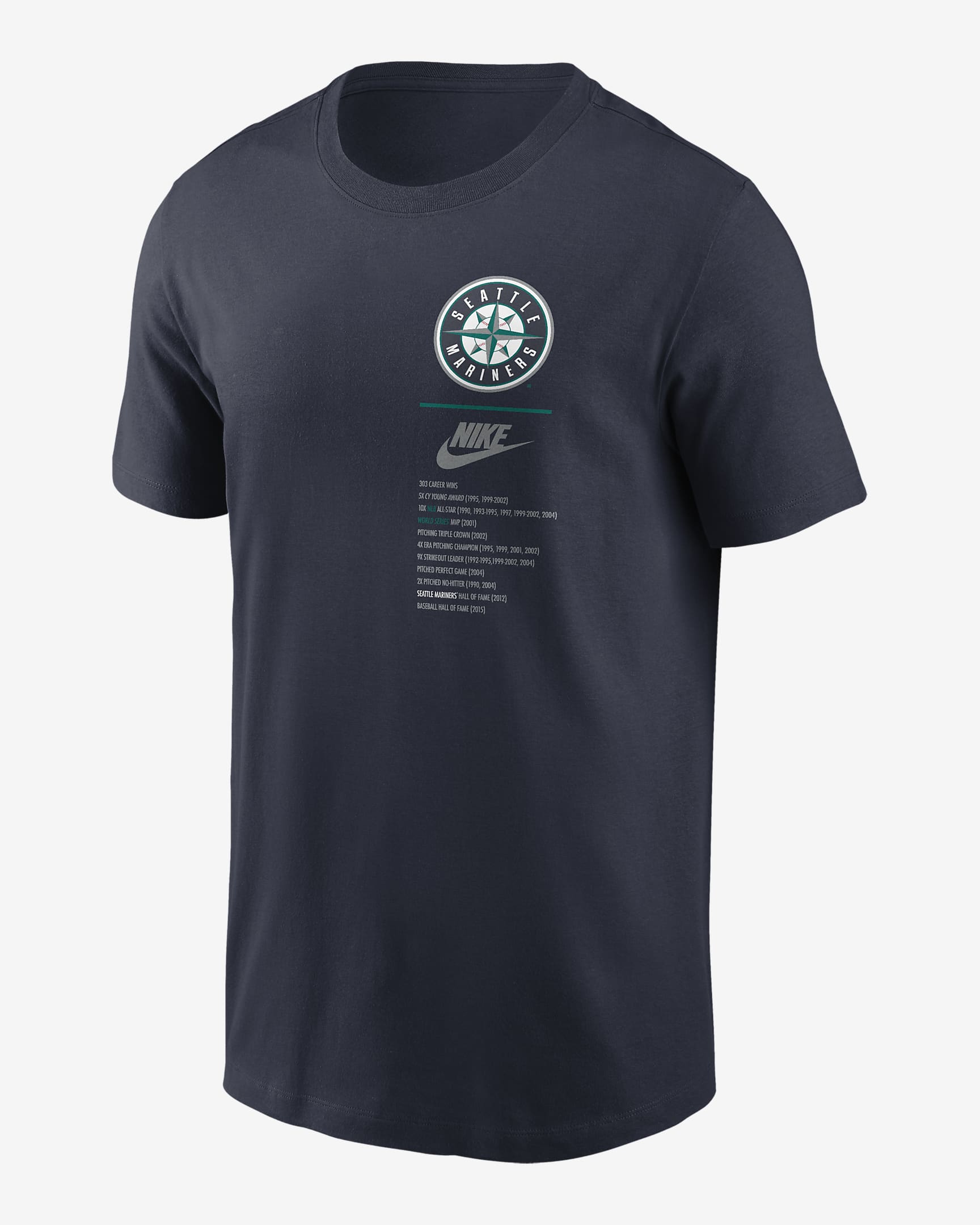 Playera Nike de la MLB para hombre Randy Johnson Seattle Mariners ...