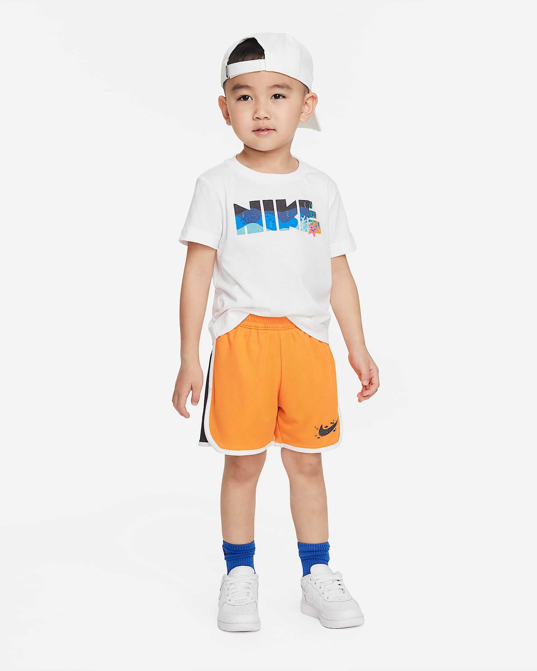 Nike Sportswear Coral Reef Mesh Shorts Set Toddler 2-piece Set. Nike SI