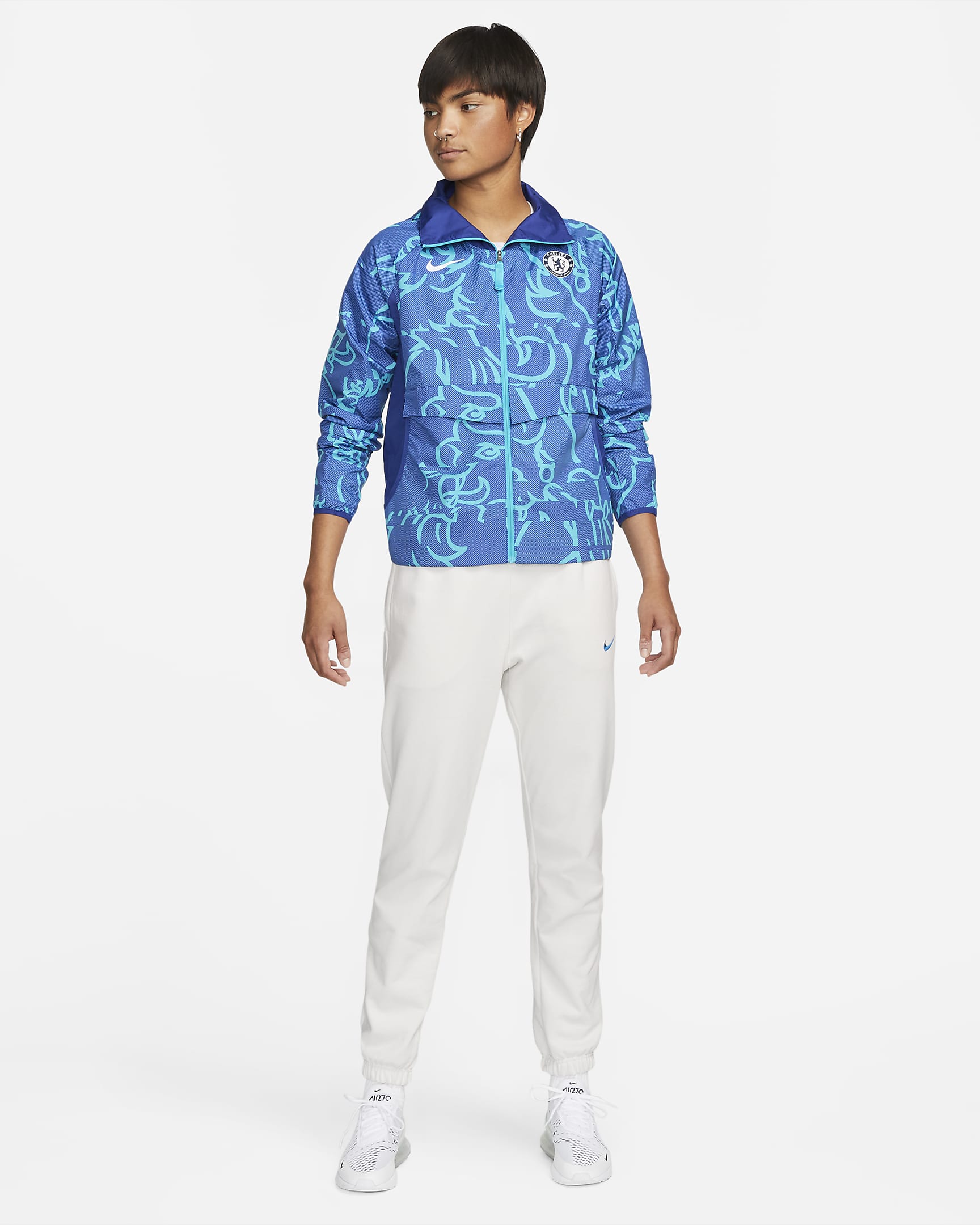 Chelsea F.C. AWF Women's Football Jacket. Nike LU