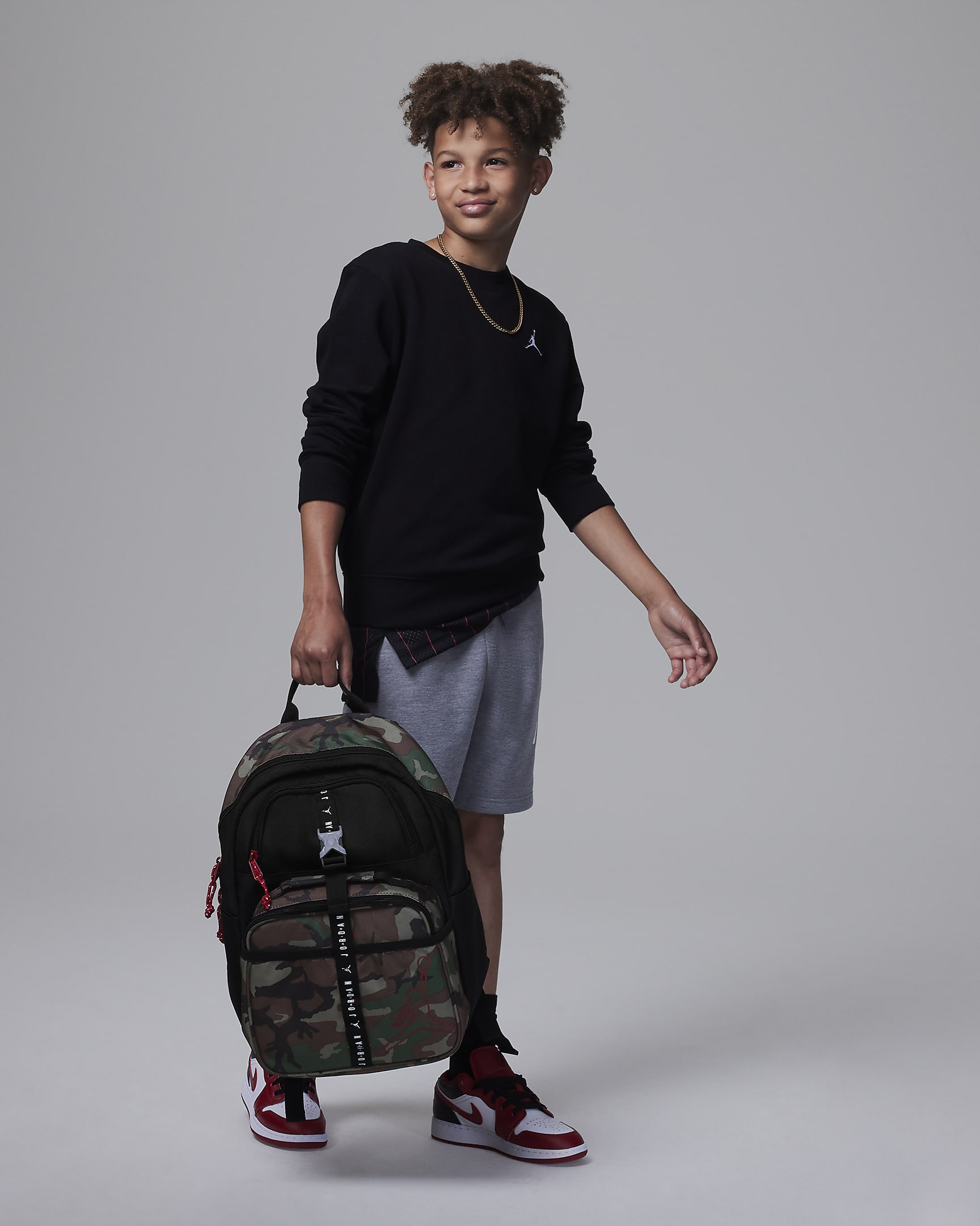 Air Jordan Lunch Backpack Big Kids' Backpack (18L) and Lunch Bag (3L ...