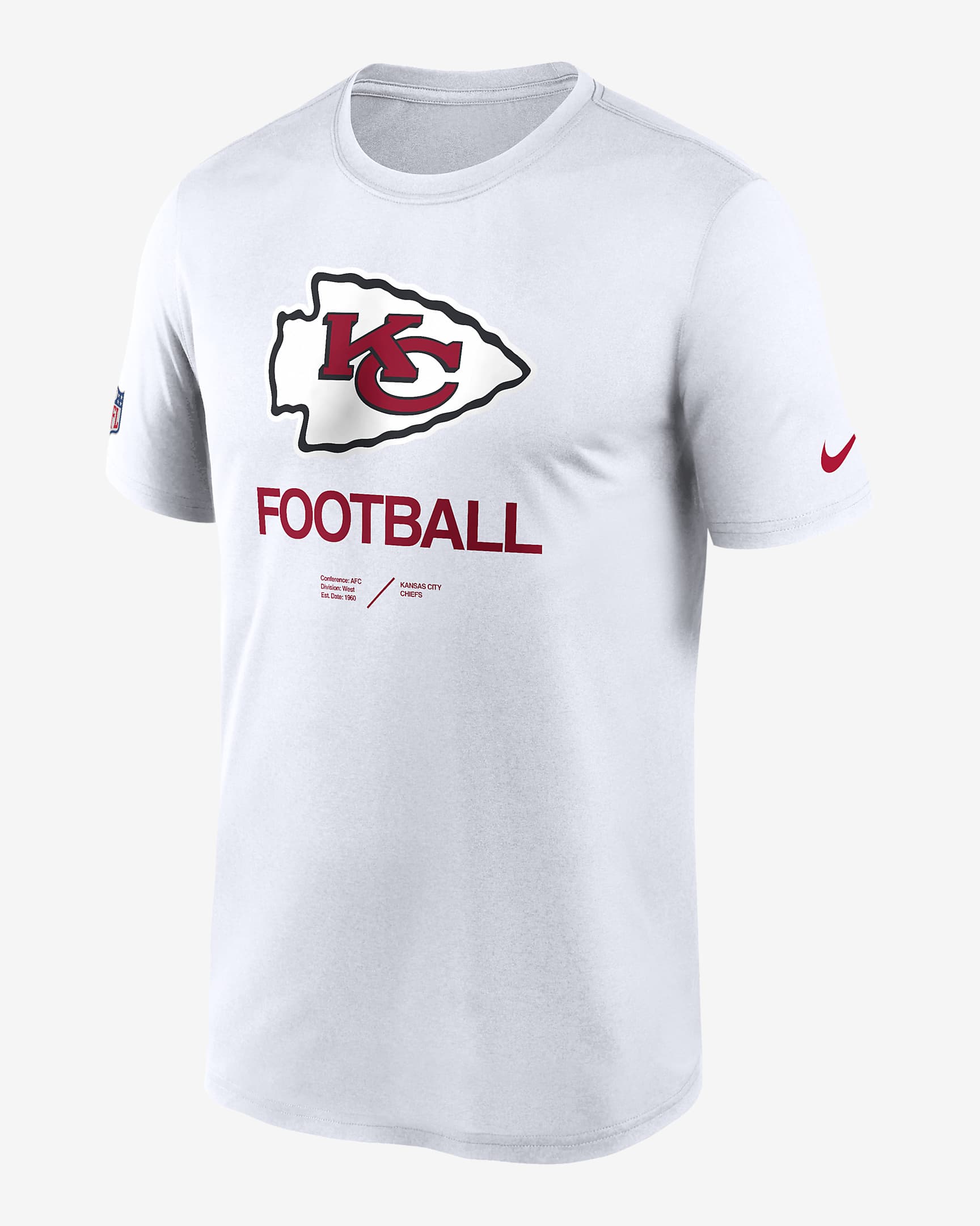 Playera para hombre Nike Dri-FIT Infograph (NFL Kansas City Chiefs ...
