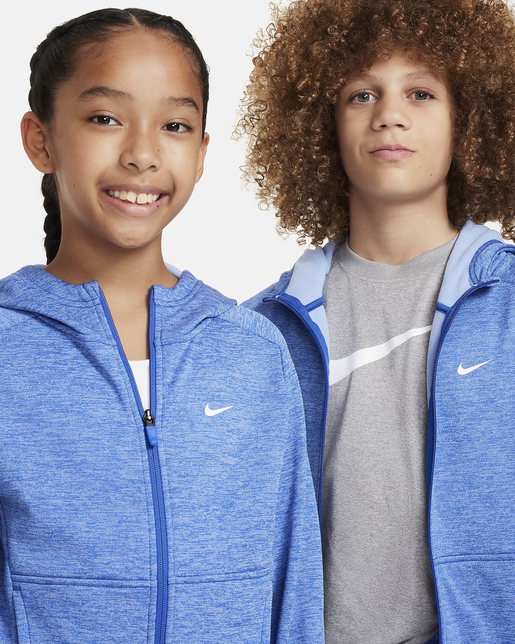 Nike Therma-FIT Multi+ Older Kids' Full-Zip Training Hoodie. Nike DK