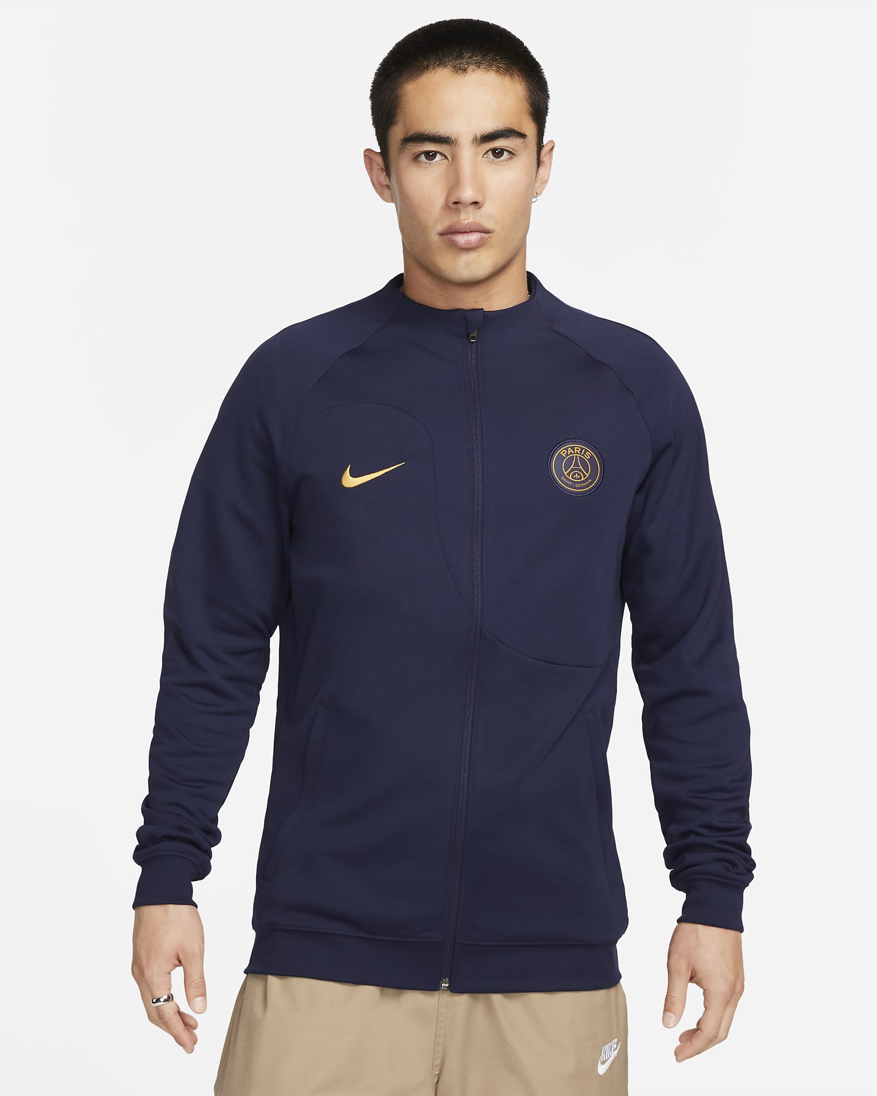 Paris Saint-Germain Academy Pro Home Men's Nike Football Graphic Jacket ...