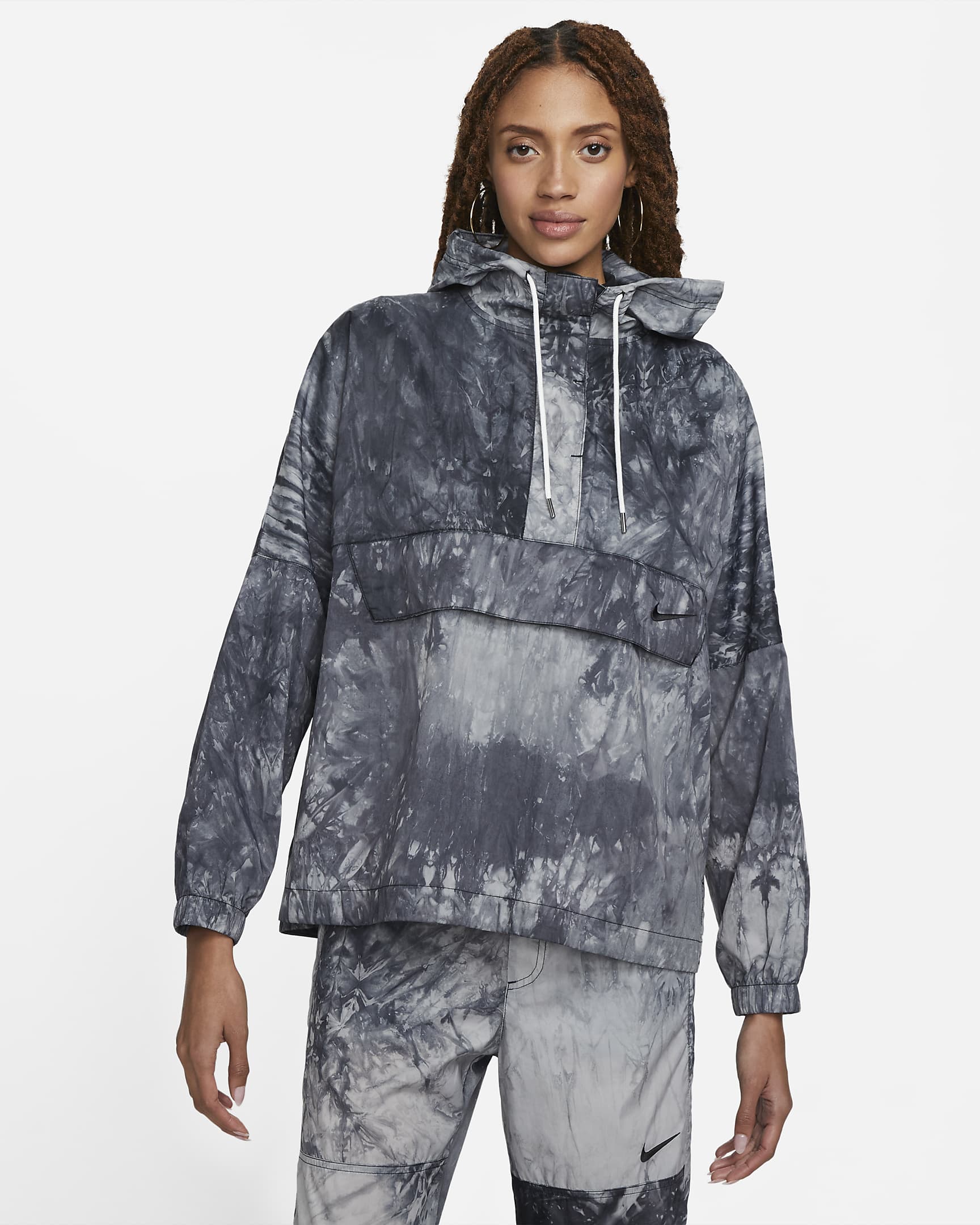 Nike Sportswear Women's Woven Wave Dye Jacket. Nike DK