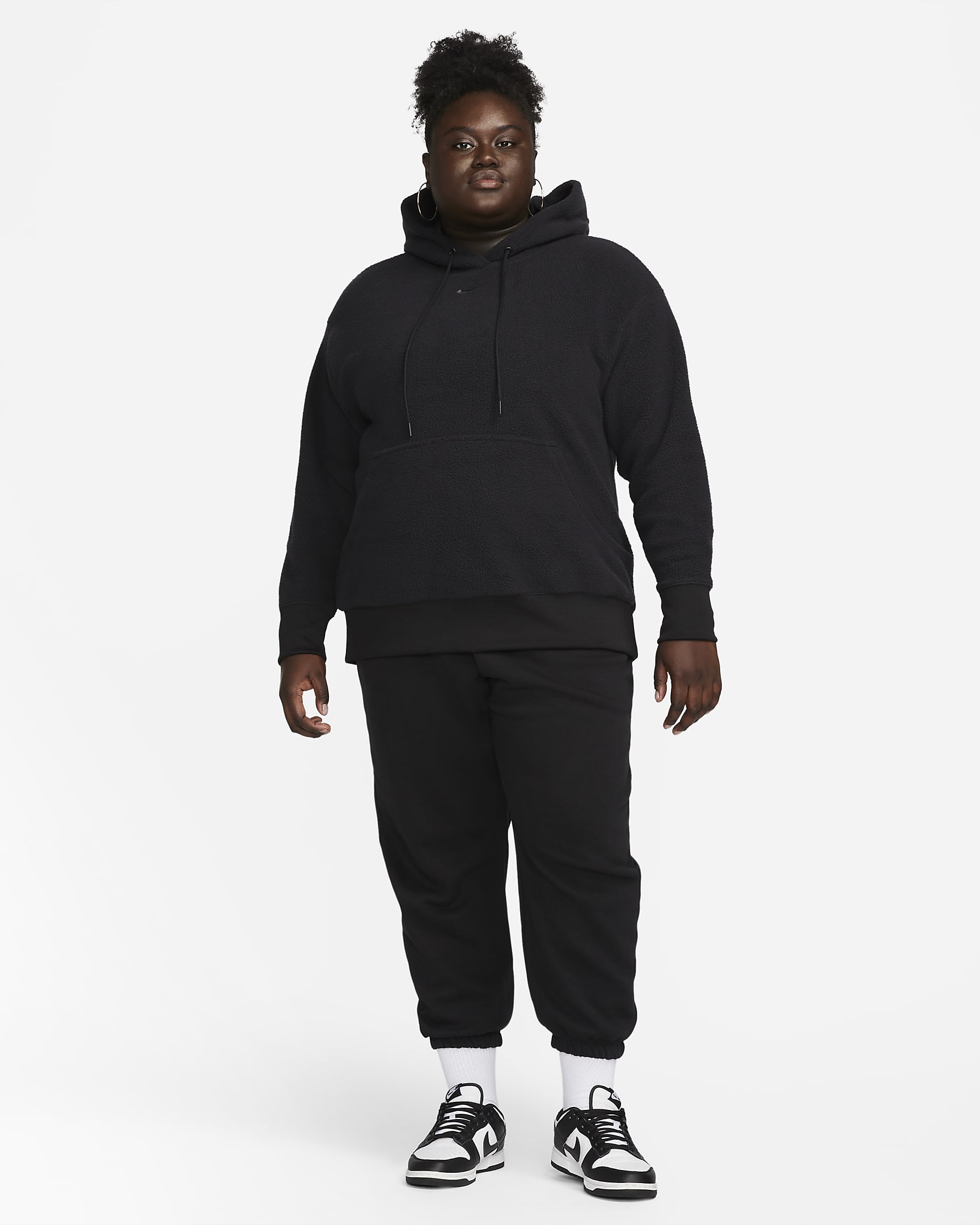 Nike Sportswear Plush Women's Plush Pullover Hoodie (Plus Size). Nike CZ
