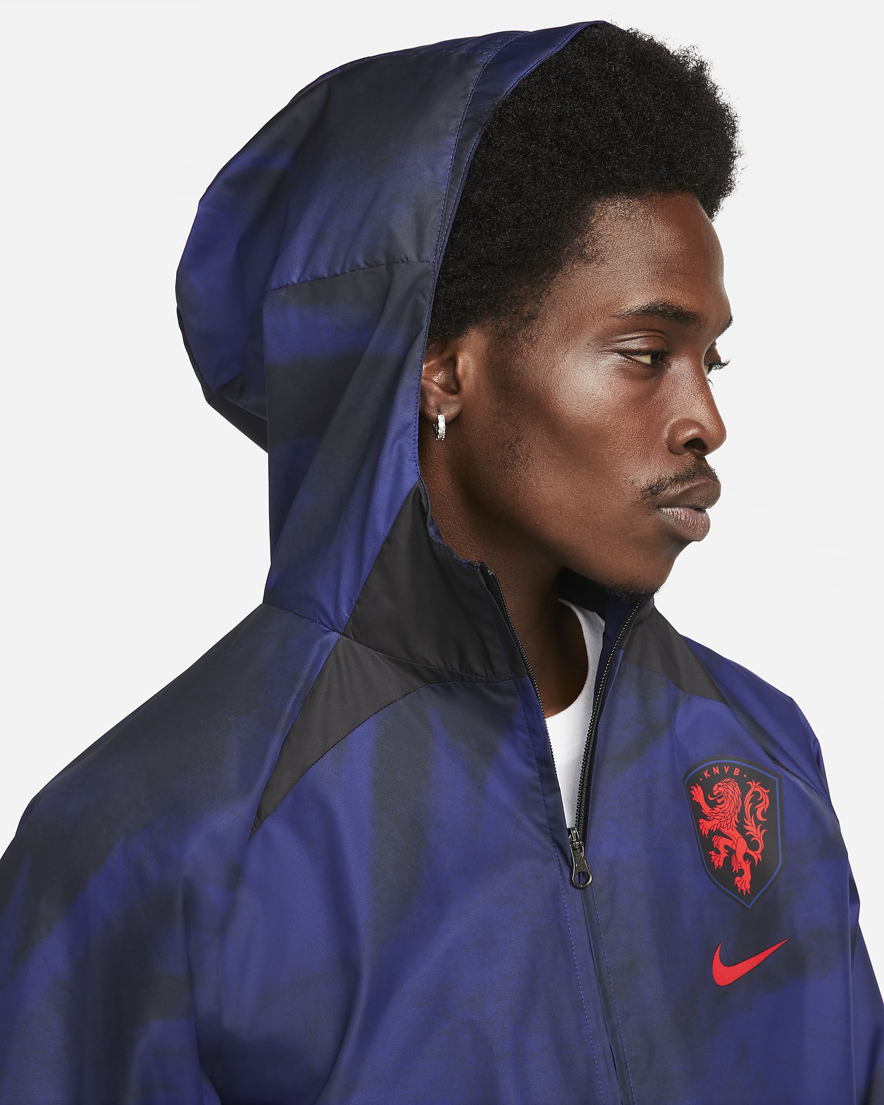 Netherlands AWF Men's Full-Zip Football Jacket. Nike AT