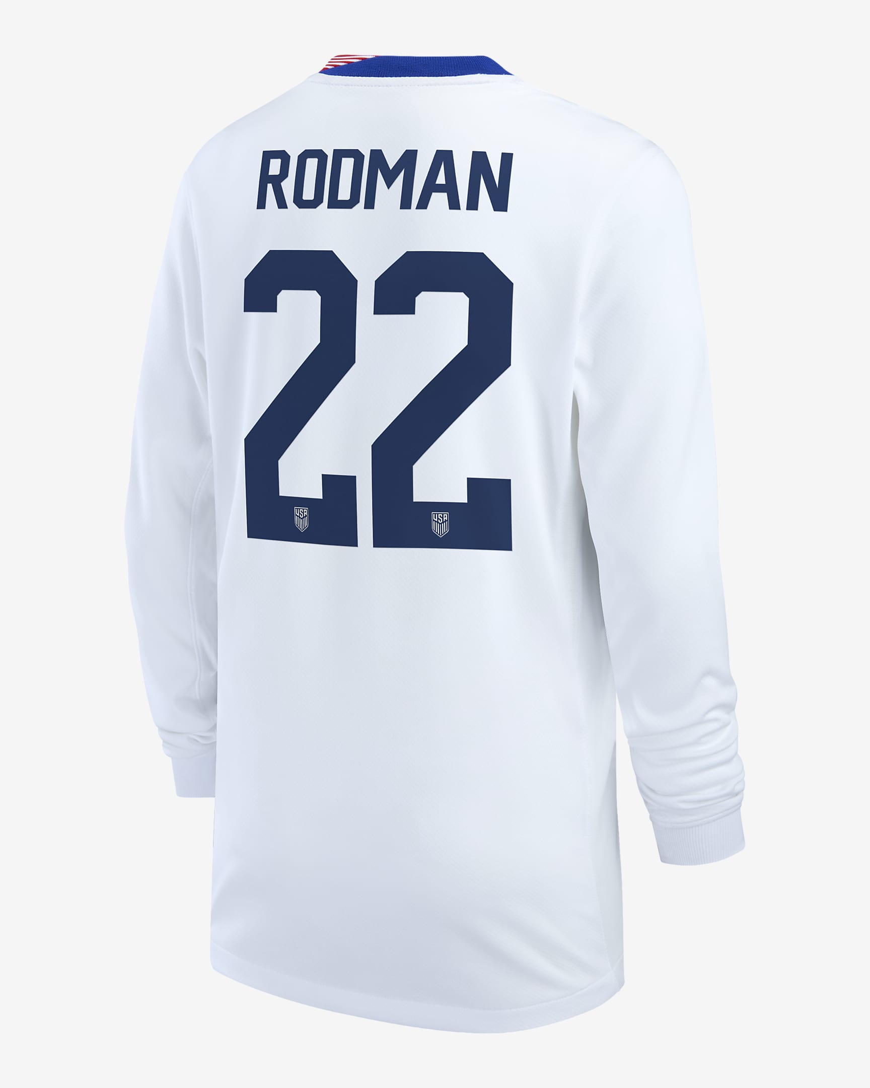 Trinity Rodman USWNT 2024 Stadium Away Bid Kids' Nike Dri-FIT Soccer ...