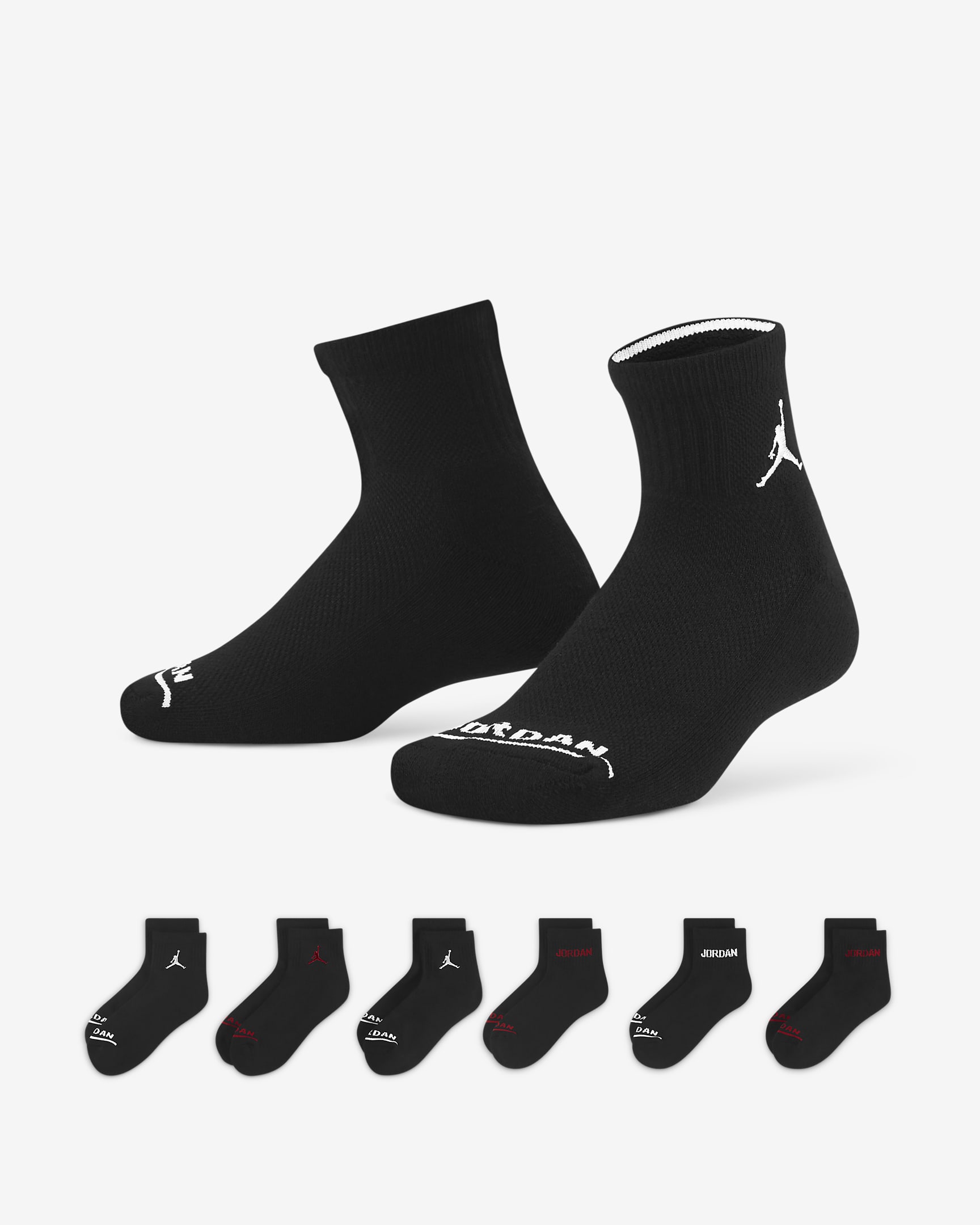 Jordan Legend Big Kids' Ankle Socks (6 Pairs). Nike.com