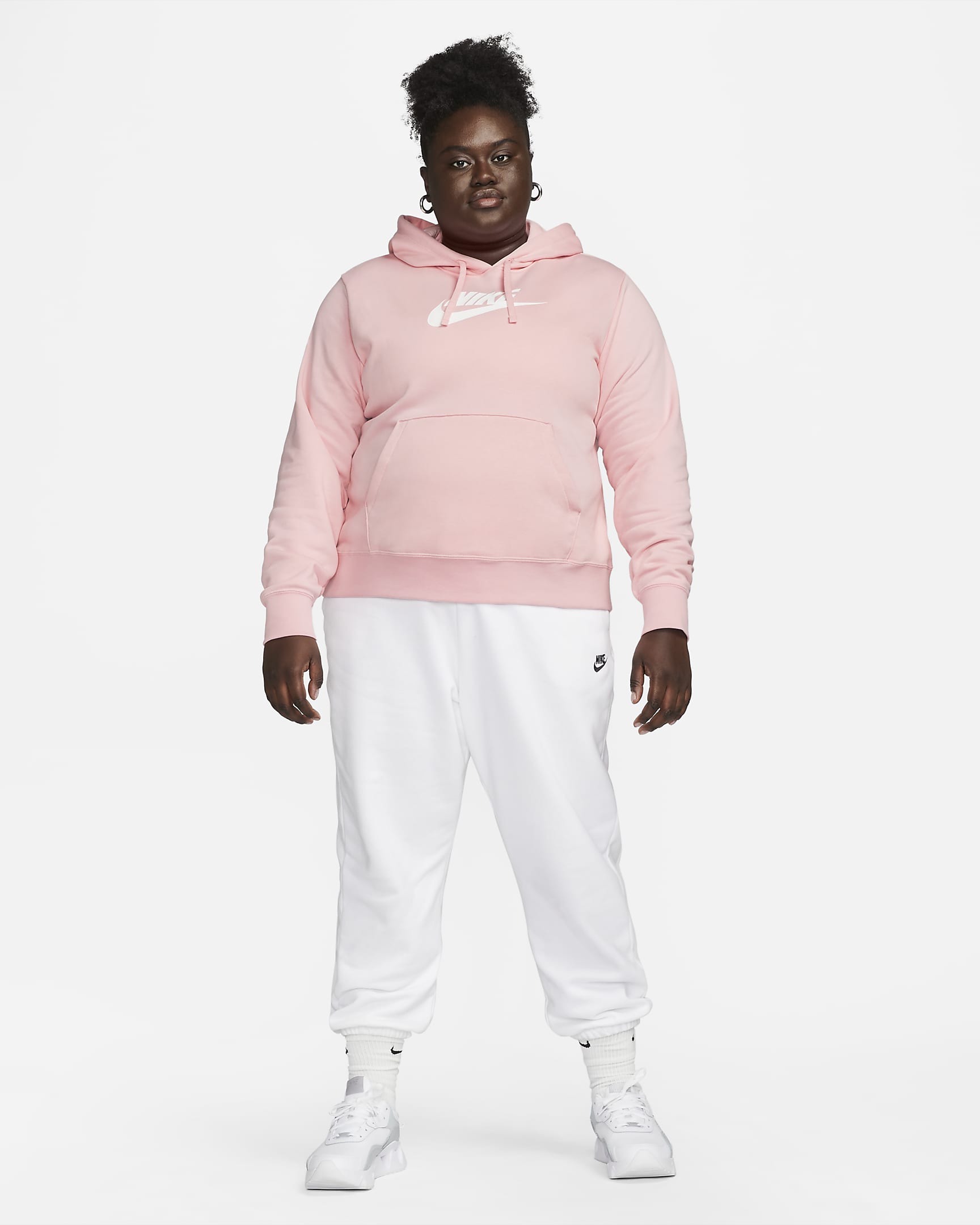 Nike Sportswear Club Fleece Womens Pullover Hoodie Plus Size Nike Cz
