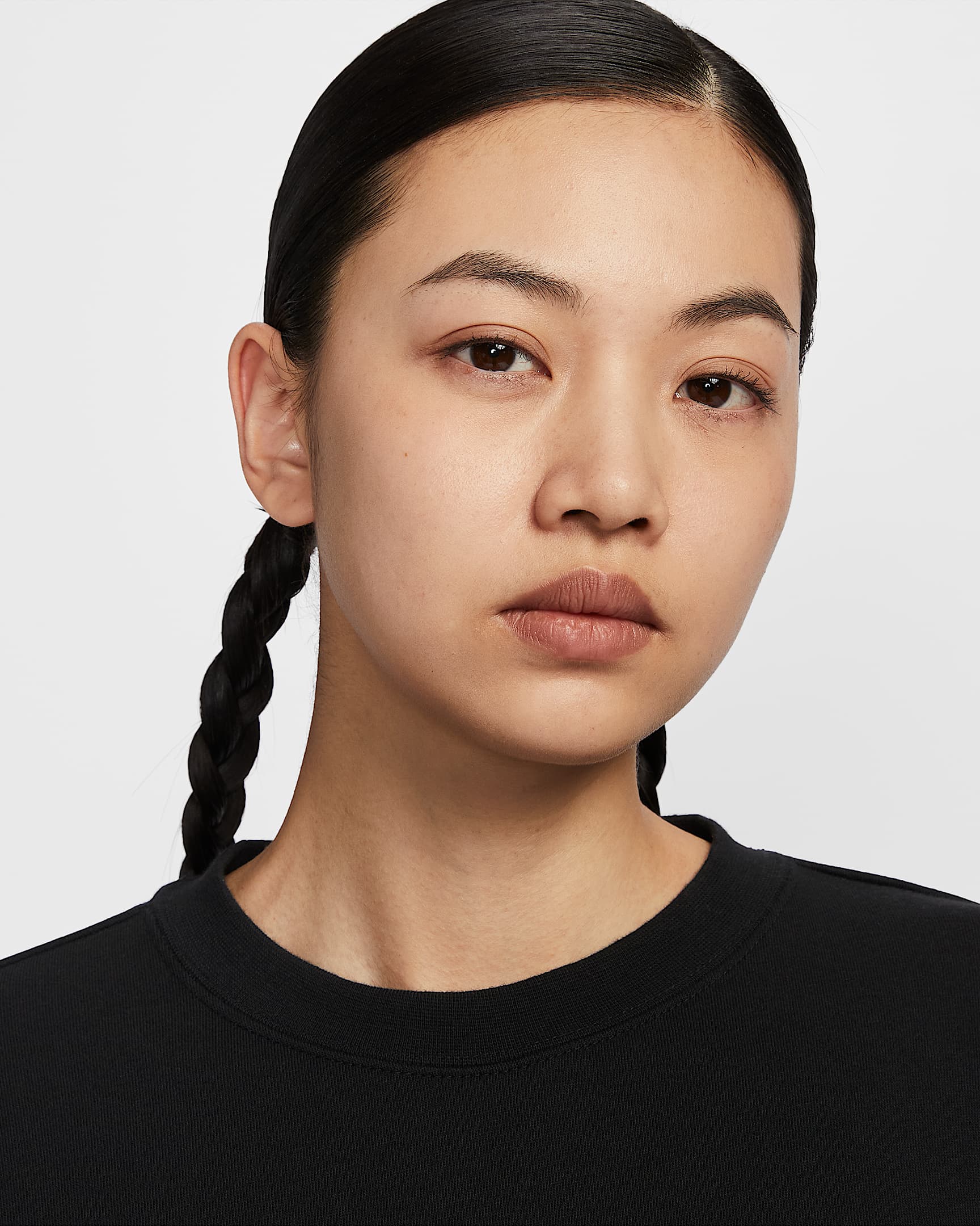 เสื้อวอร์มคอกลมผู้หญิง Nike Sportswear Club Fleece Nike TH