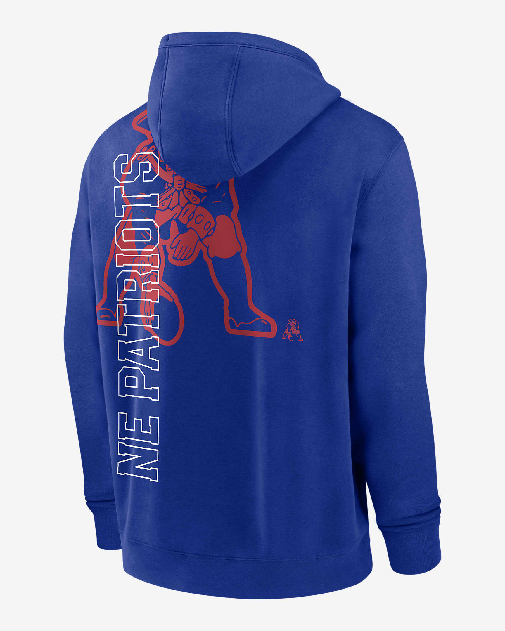 Sudadera con gorro sin cierre Nike de la NFL para hombre New England Patriots Layered Logo ...