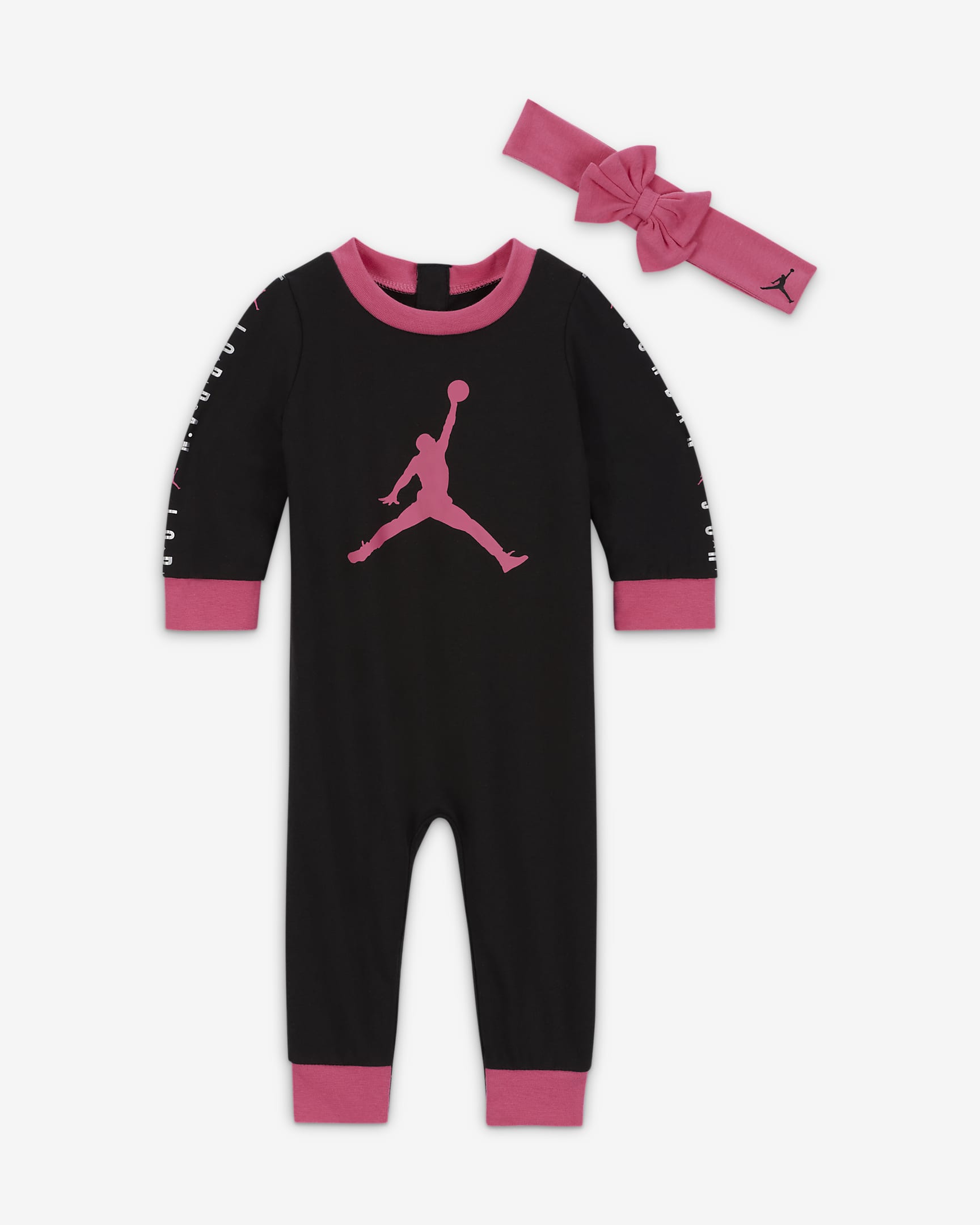 Jordan Holiday Shine Gliter Coverall Overall für Babys (3–6 M). Nike LU