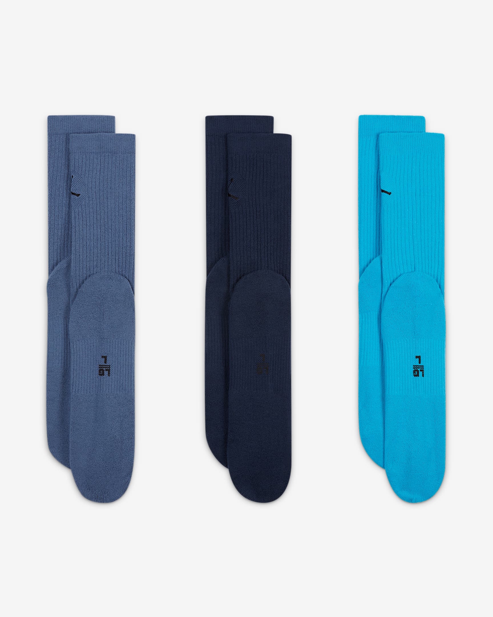 Jordan Everyday Crew Socks (3 pairs). Nike.com