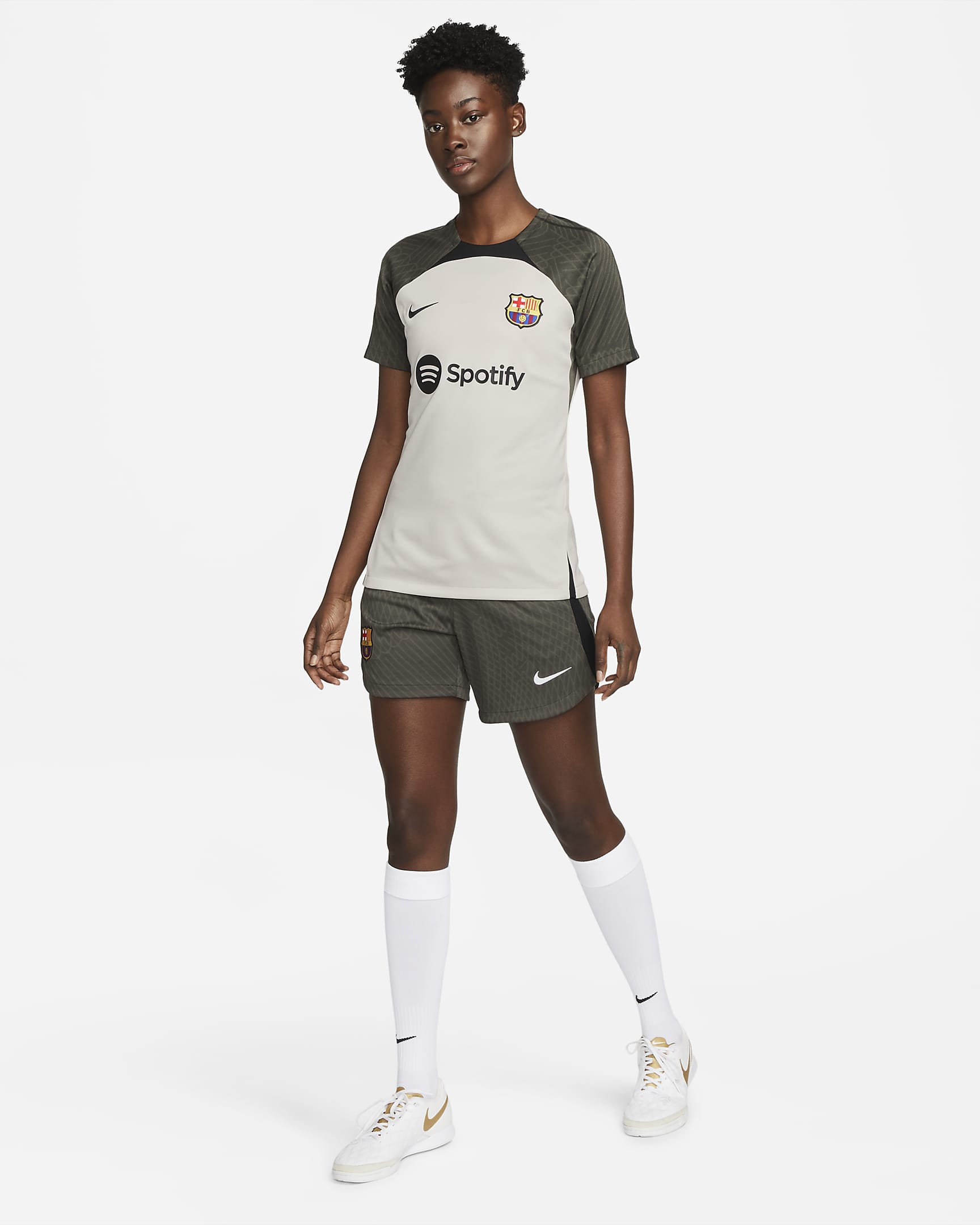 F.C. Barcelona Strike Women's Nike Dri-FIT Knit Football Top. Nike SK